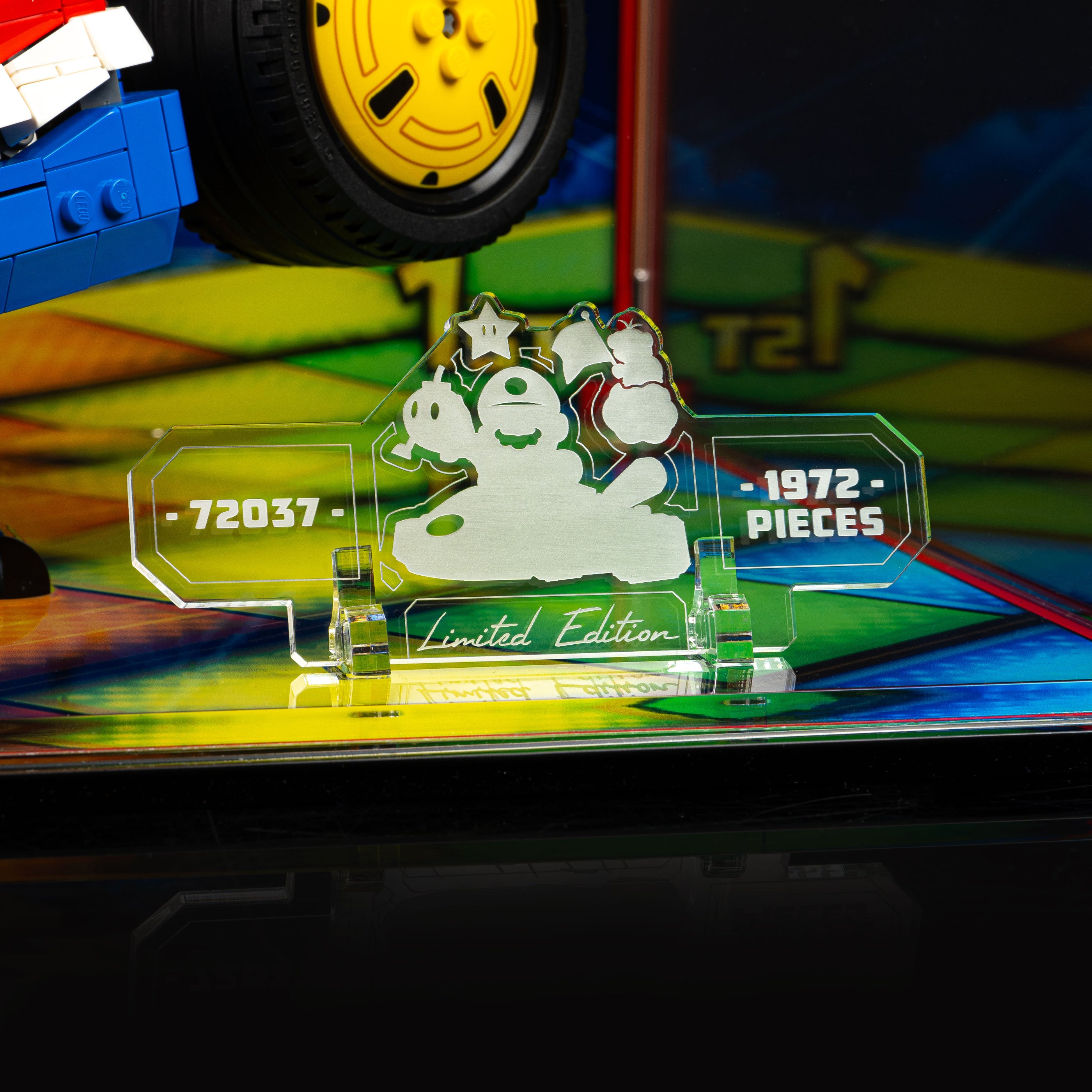 Limited Edition Display Case for LEGO® Mario Kart™ Mario & Standard Ka ...