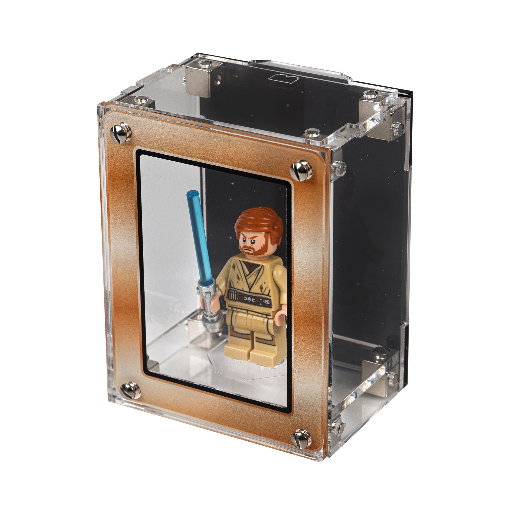 Star Wars™ Gold Themed Modular Display Case for LEGO® Minifigures ...