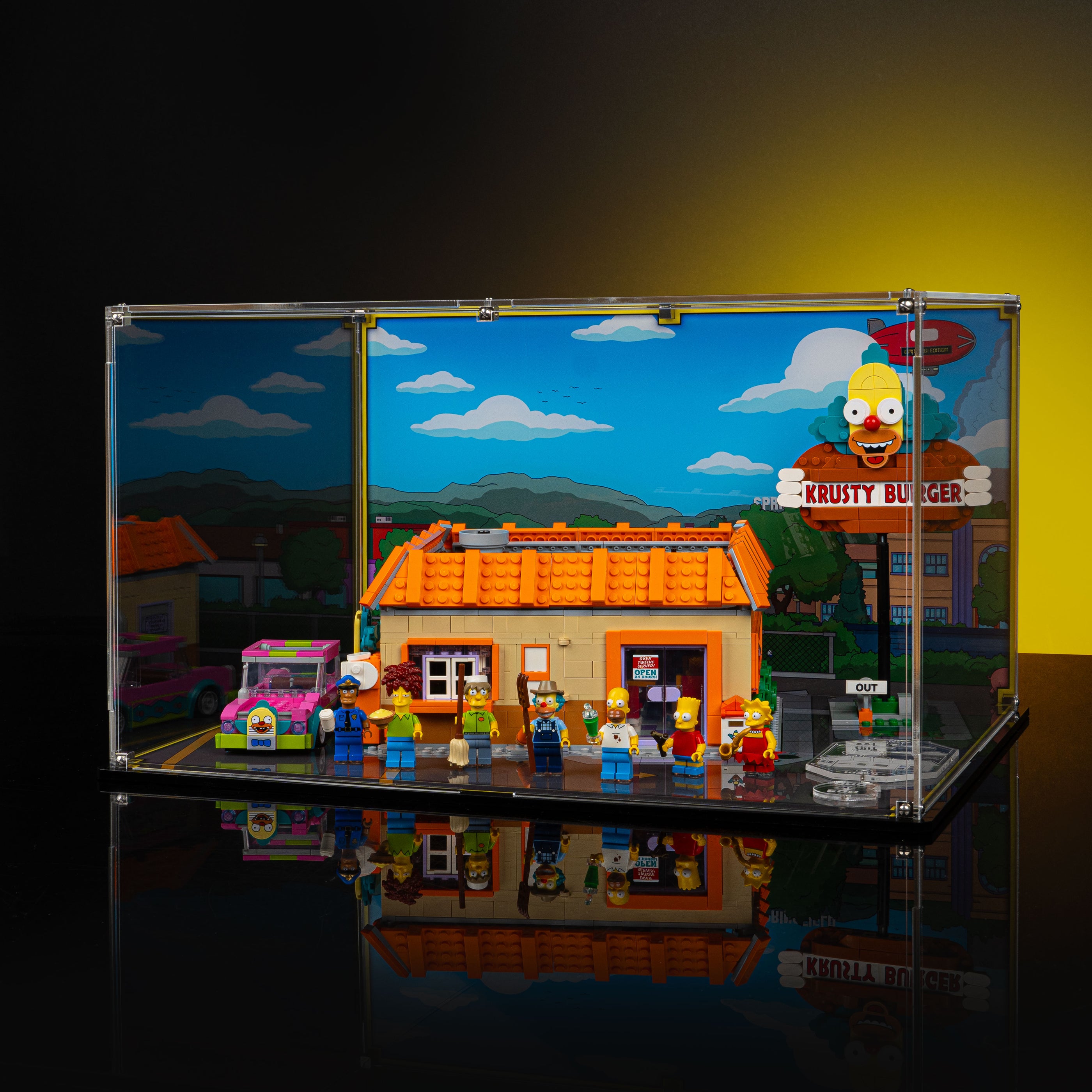 Limited Edition Display Case for LEGO® The Simpsons™: Krusty Burger (1 ...