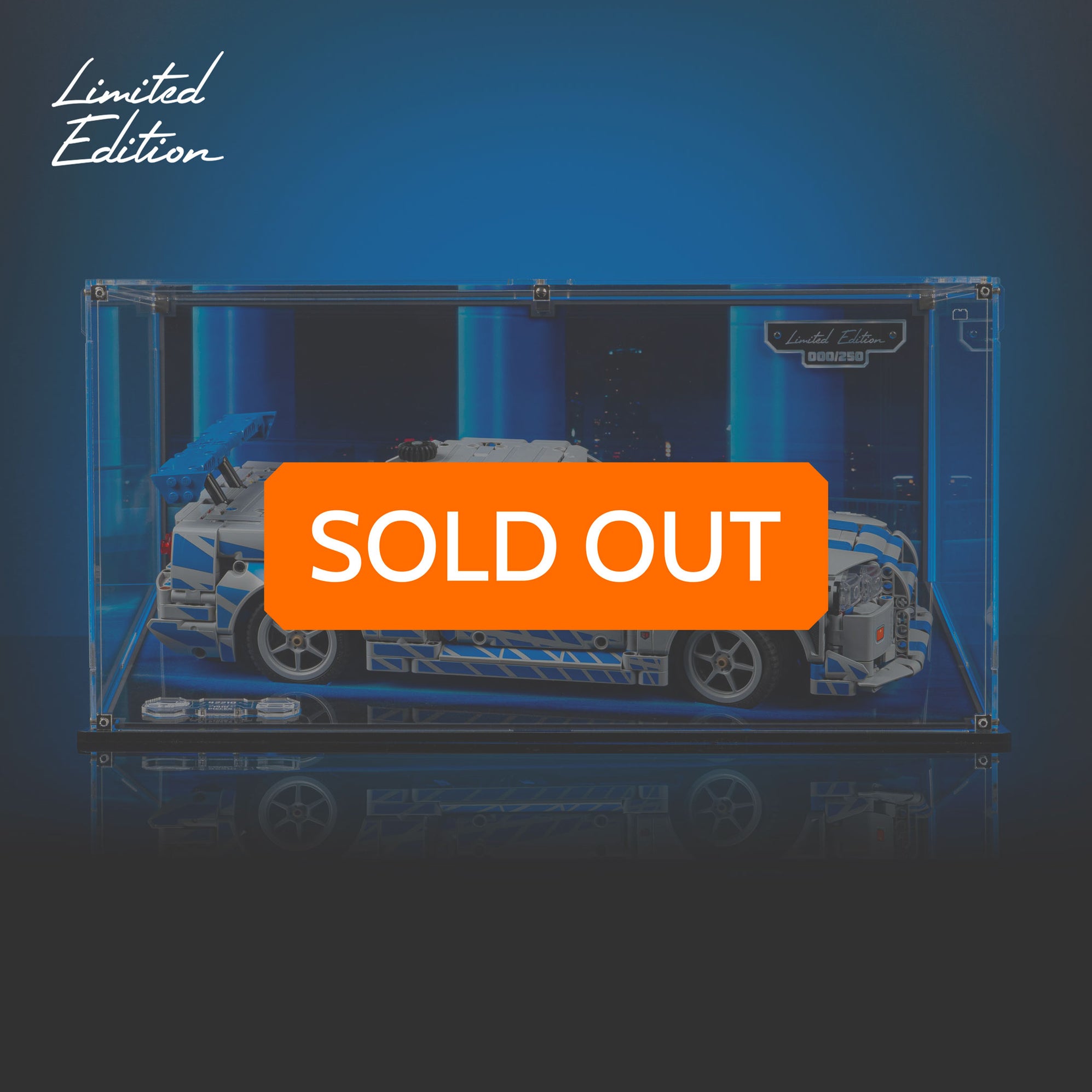 Display Case for LEGO 2 Fast 2 Furious Nissan Skyline GT-R R34 42210 ...
