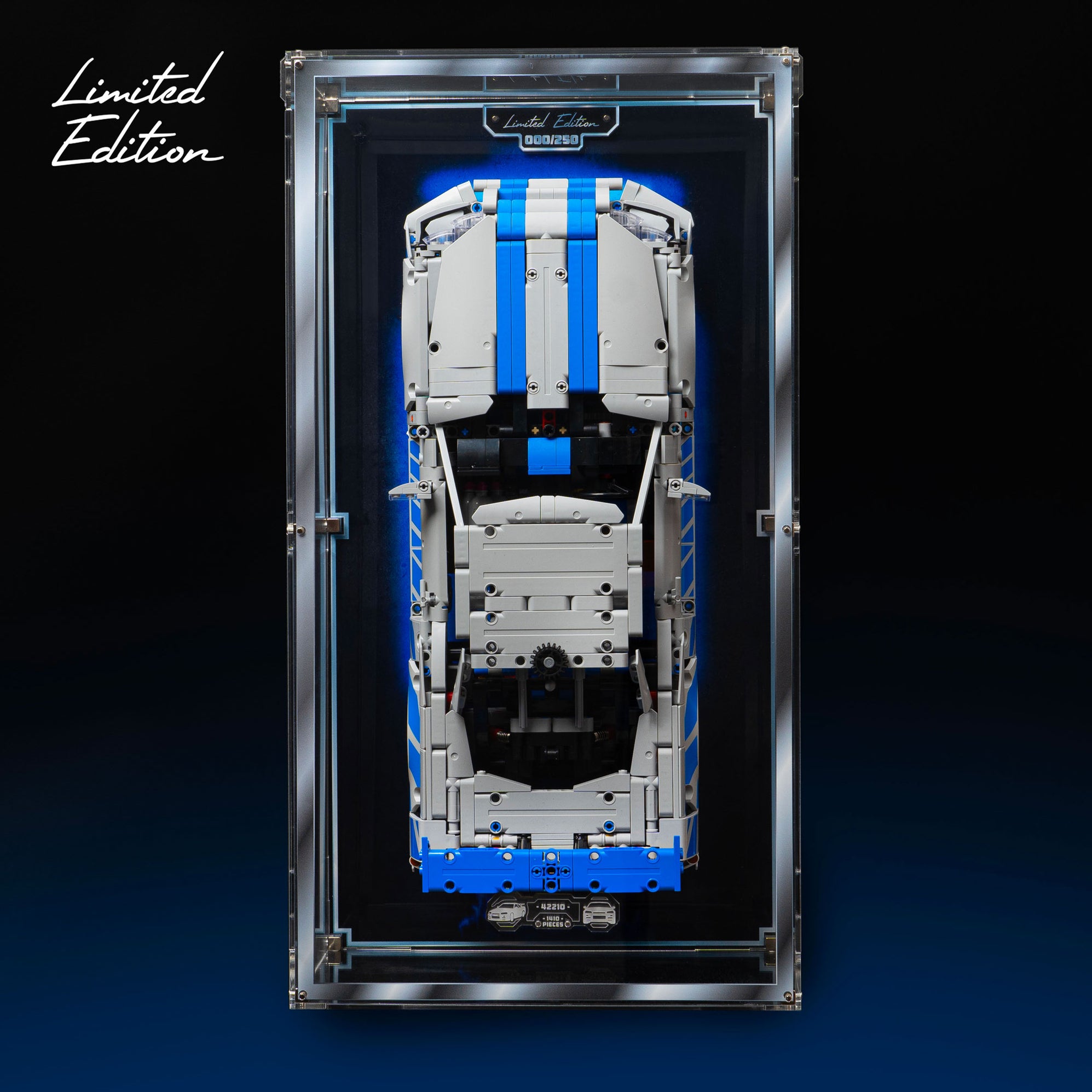 Limited Edition Wall Mounted Display Case for LEGO® Technic: 2 Fast 2 — Wicked Brick