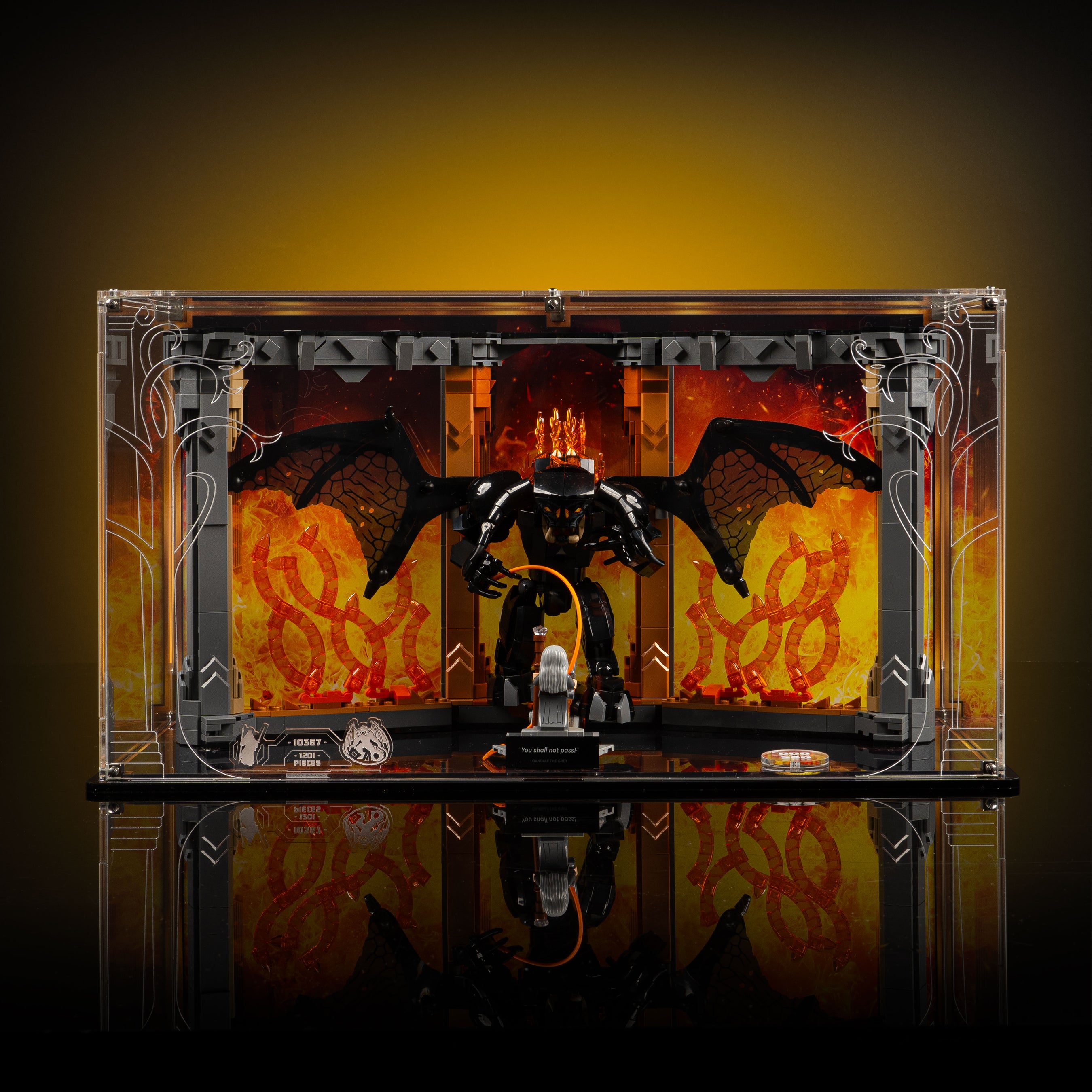 Limited Edition Display Case for LEGO® Icons: Lord of the Rings: Balro ...