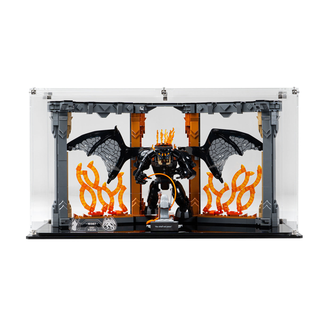 Display Case for LEGO® Icons: Lord of the Rings: Balrog™ Book Nook (10 ...