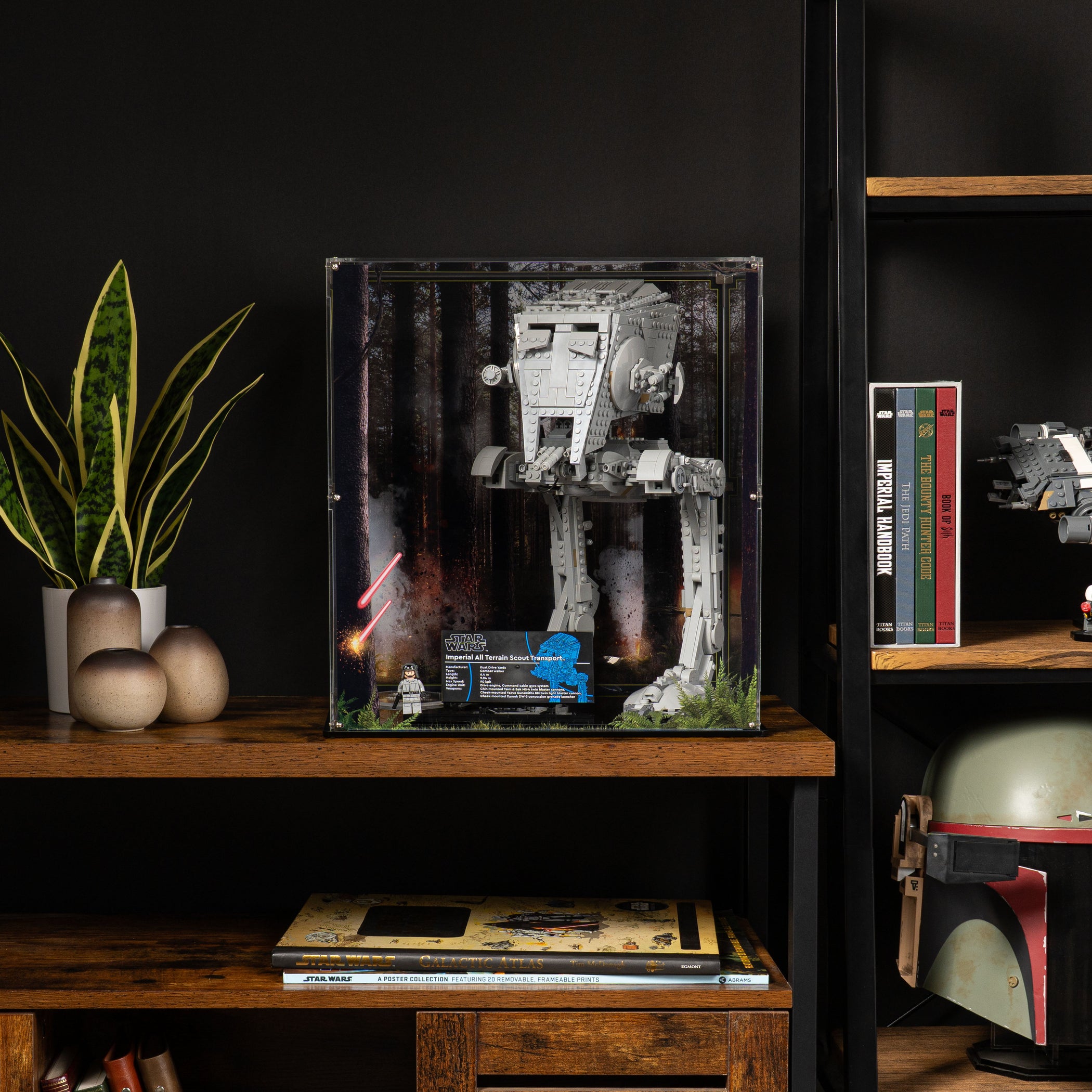 Display Case for LEGO Star Wars UCS AT-ST Walker 75417 — Wicked Brick