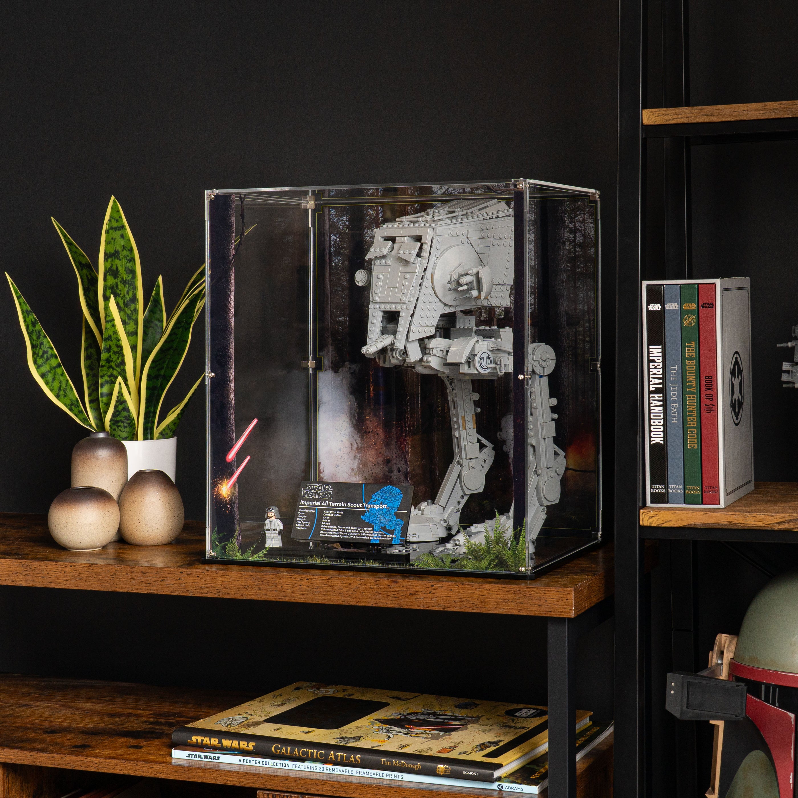 Display Case for LEGO Star Wars UCS AT-ST Walker 75417 — Wicked Brick