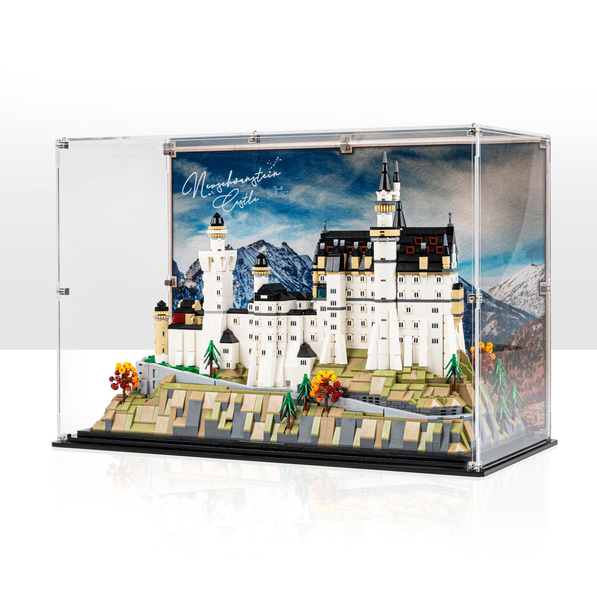 Display Case for LEGO Architecture Neuschwanstein Castle 21063 — Wicked ...