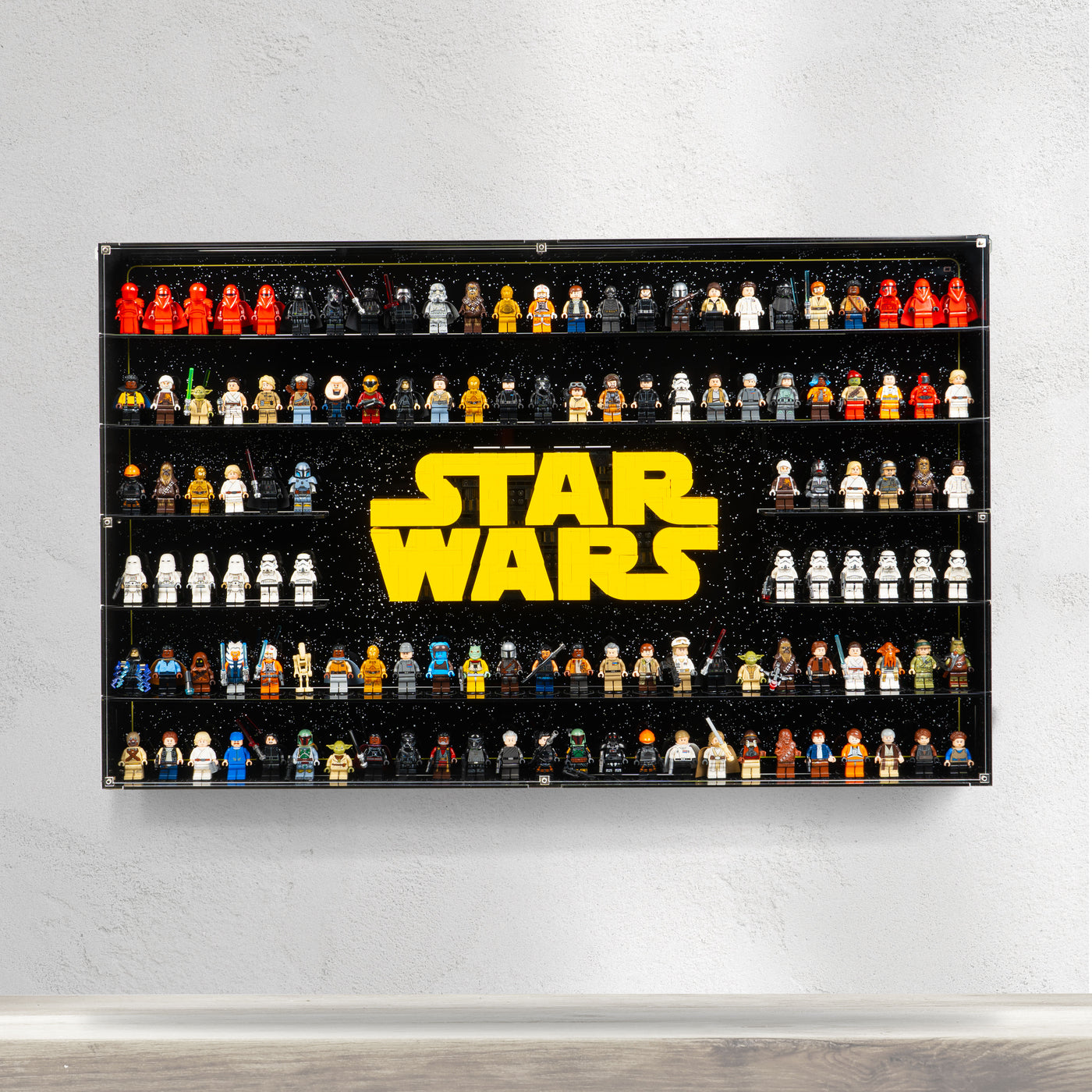 Display Case for LEGO Star Wars Brick-Built Star Wars Logo & 124 ...