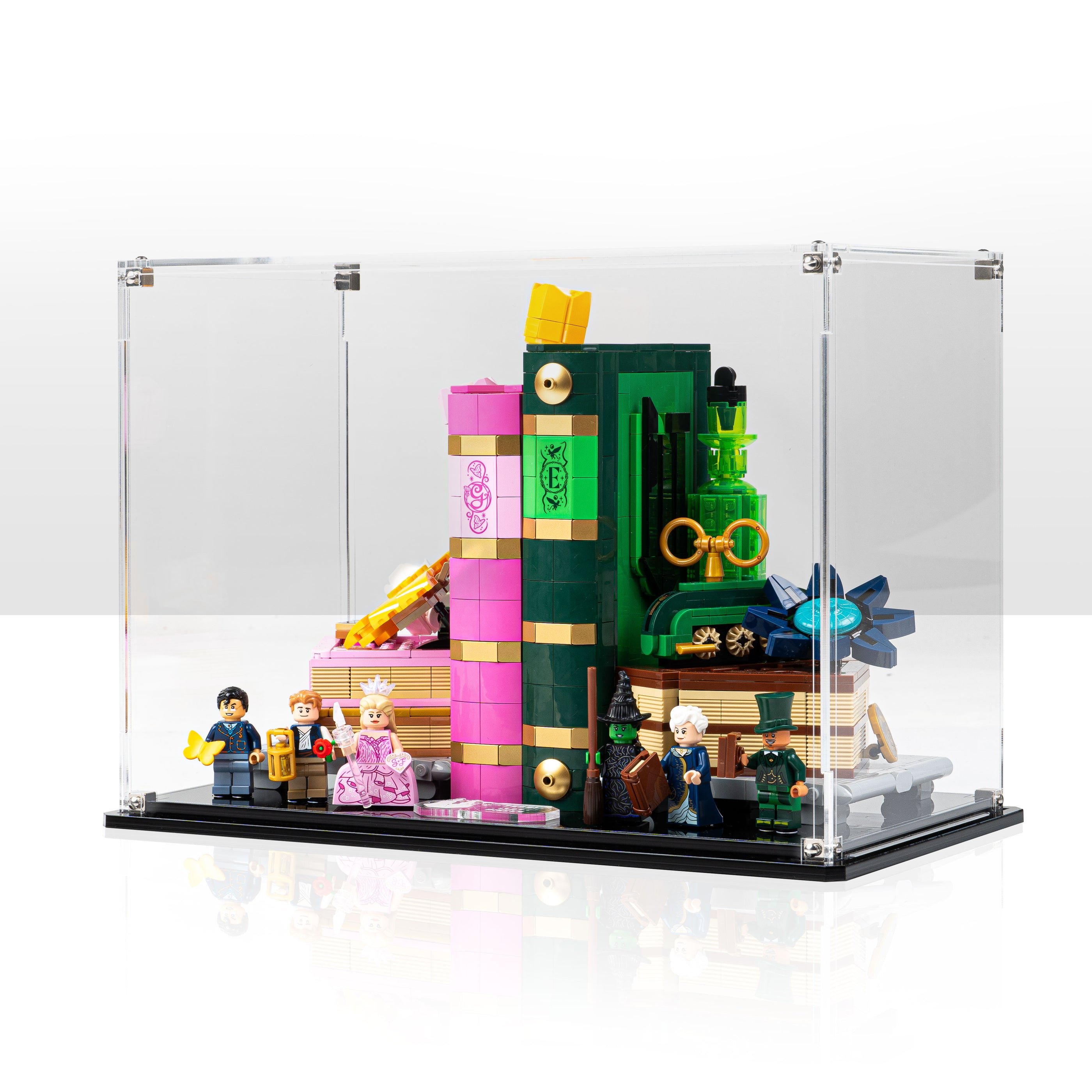 Display Case for LEGO Wicked Glinda and Elphaba Bookends 75691 — Wicked ...