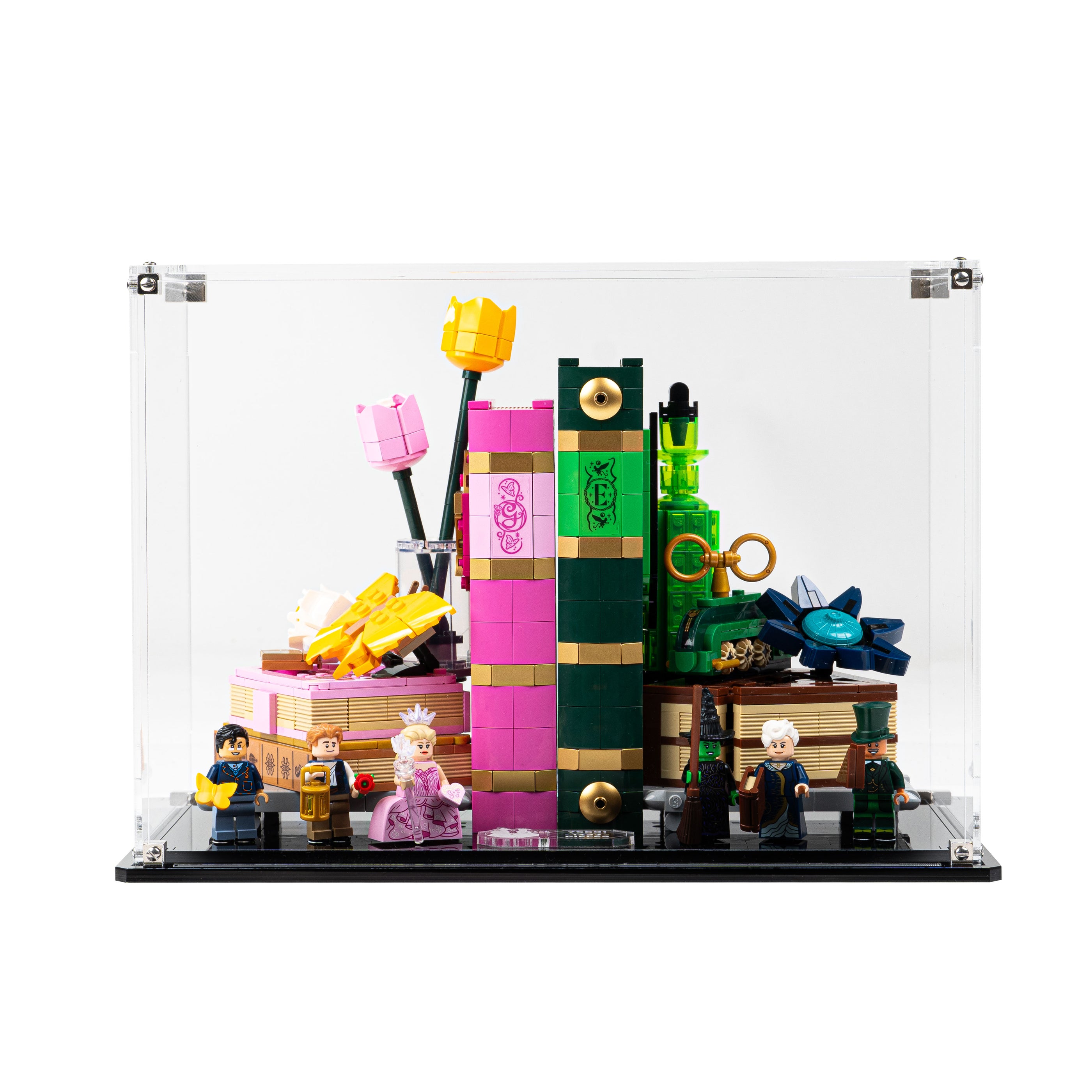 Display Case for LEGO Wicked Glinda and Elphaba Bookends 75691 — Wicked ...