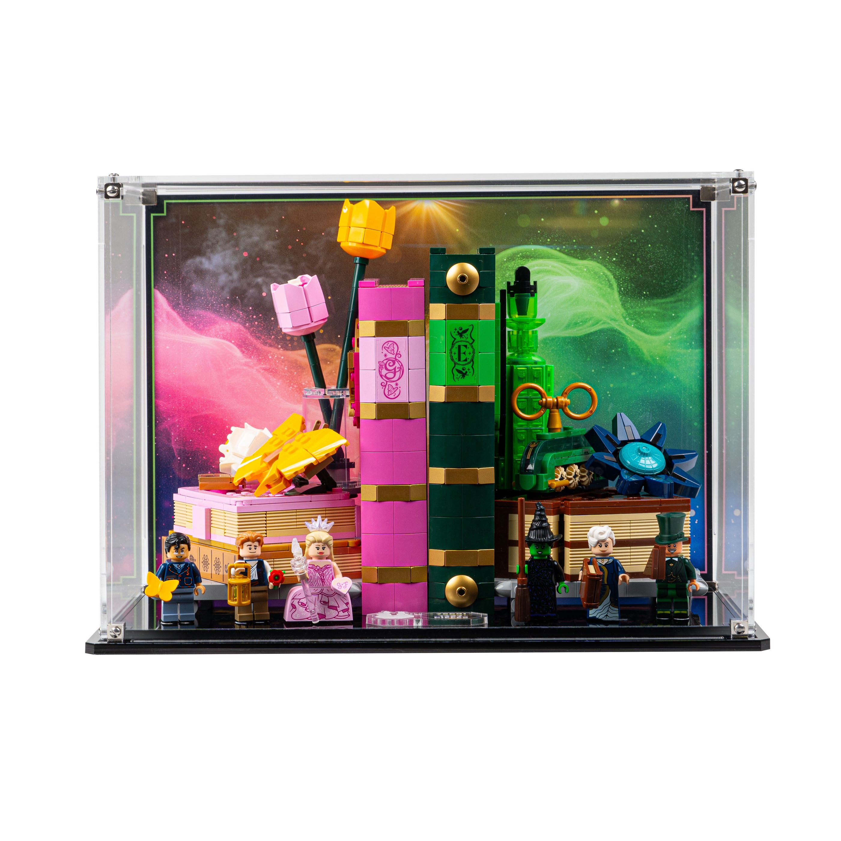 Display Case for LEGO® Wicked: Glinda and Elphaba Bookends (75691 ...