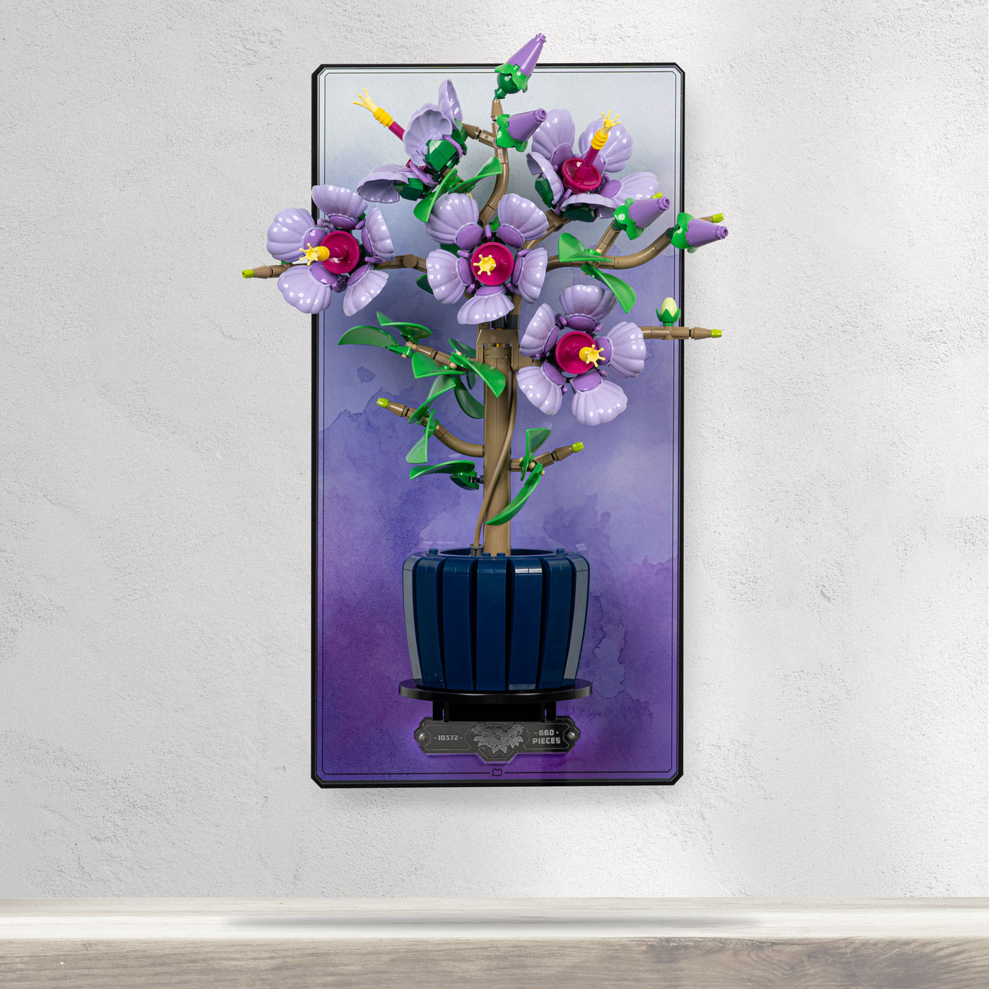 Wall Mounted Display Stand for LEGO® Botanicals Hibiscus (10372 ...