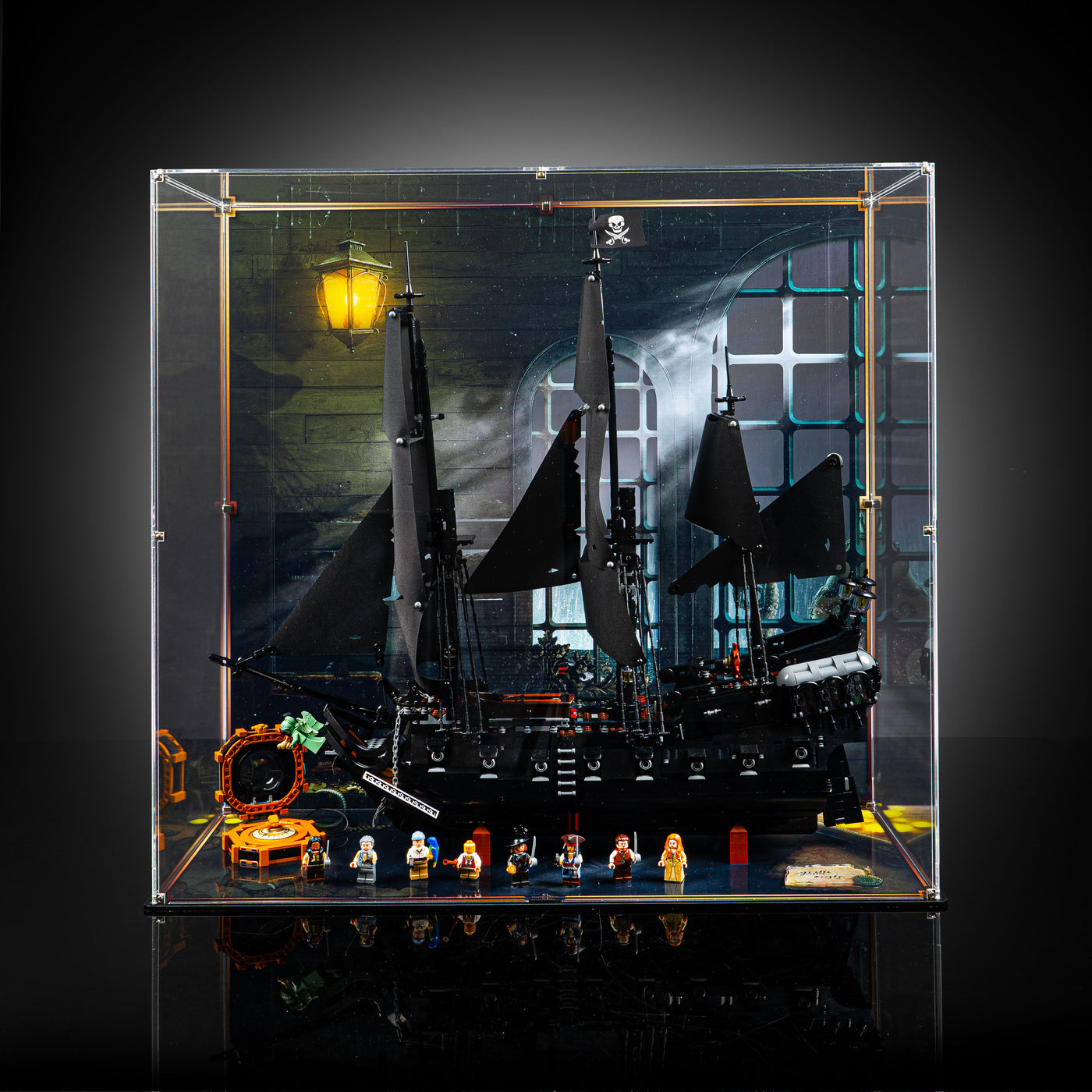 Display Case for LEGO Icons Captain Jack Sparrow's Pirate Ship 10365 ...