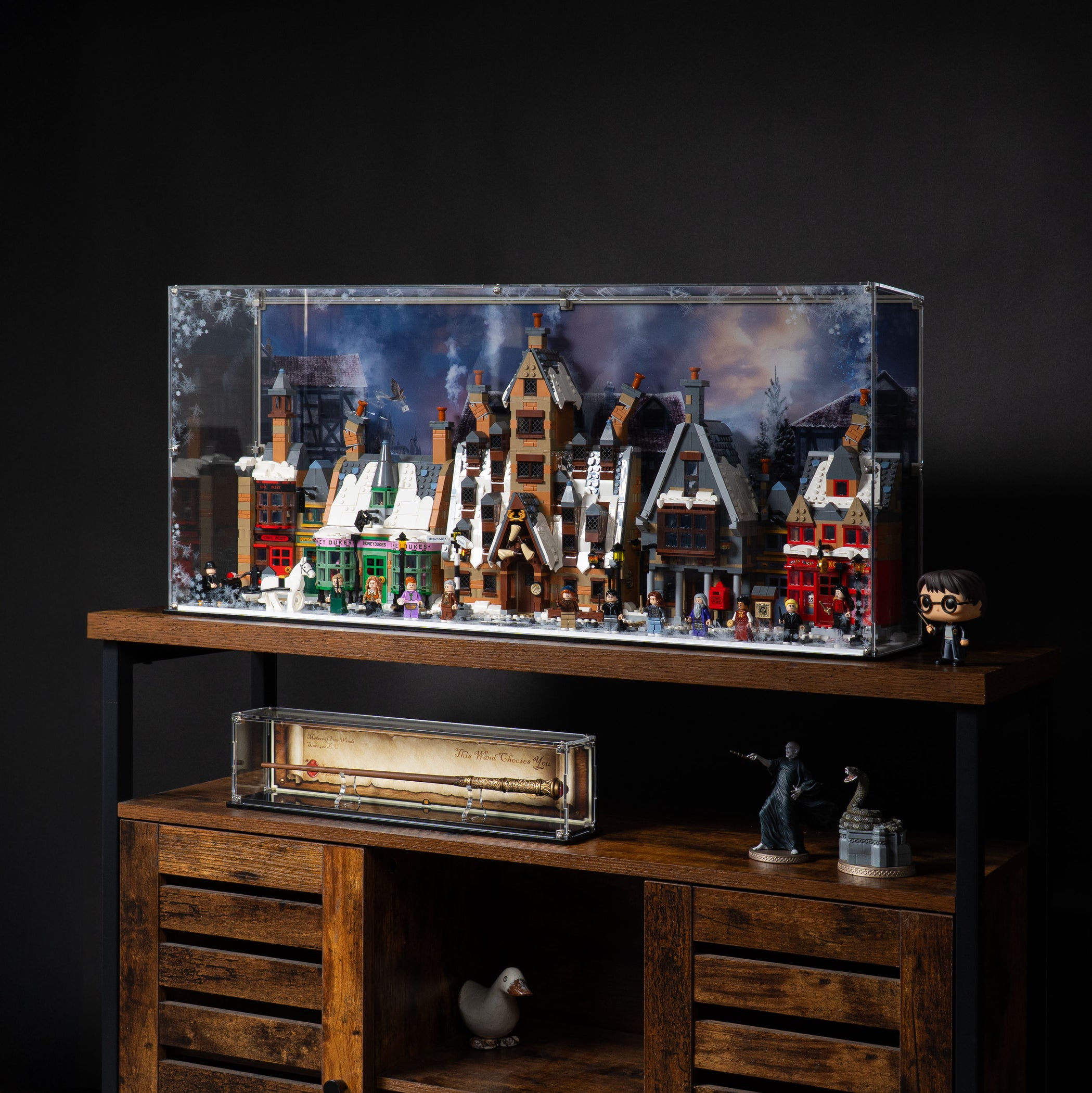 Display Case for LEGO Harry Potter Hogsmeade Village 76457 — Wicked Brick