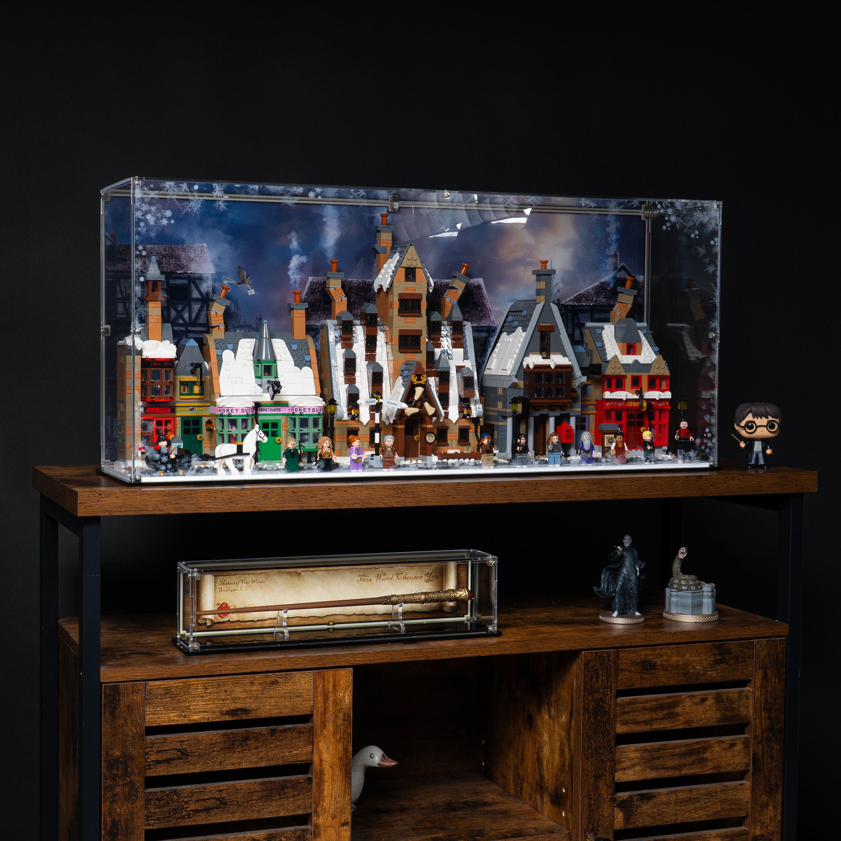 Display Case for LEGO Harry Potter Hogsmeade Village 76457 — Wicked Brick