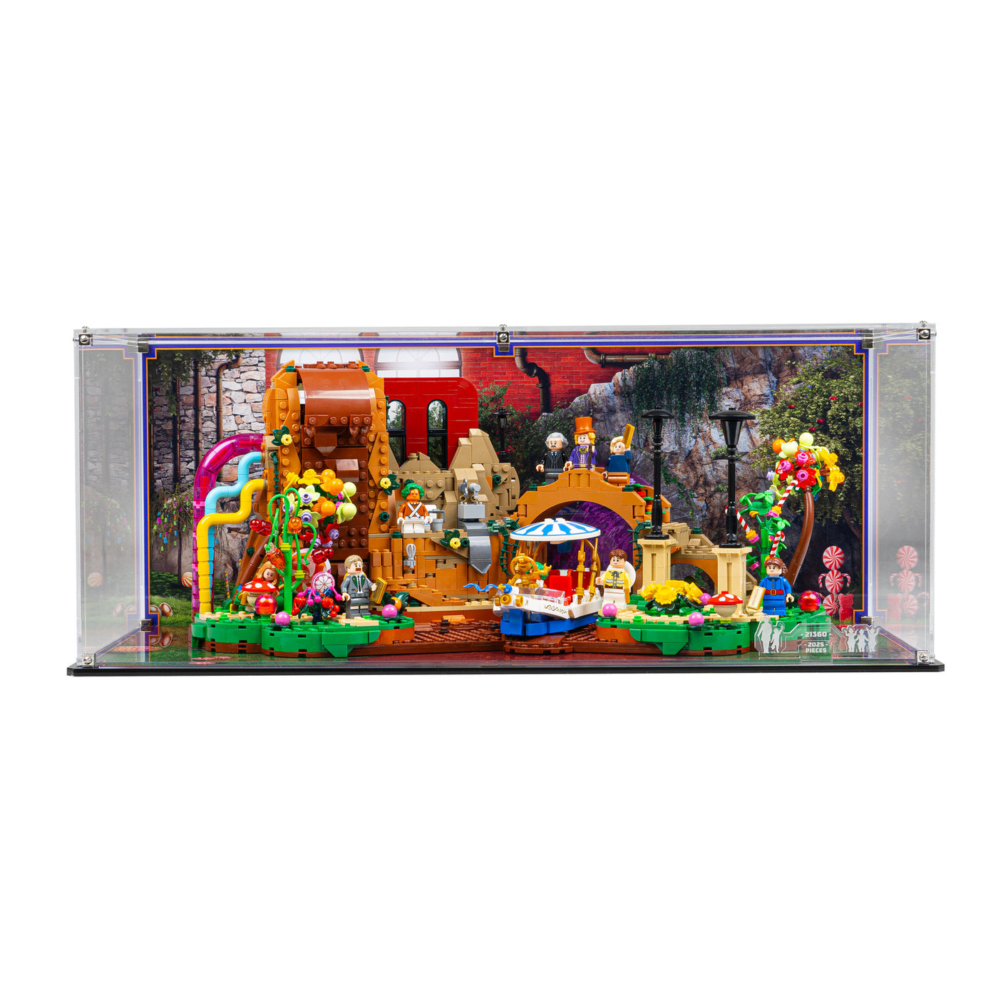 Display Case for LEGO Ideas Willy Wonka & the Chocolate Factory 21360 ...