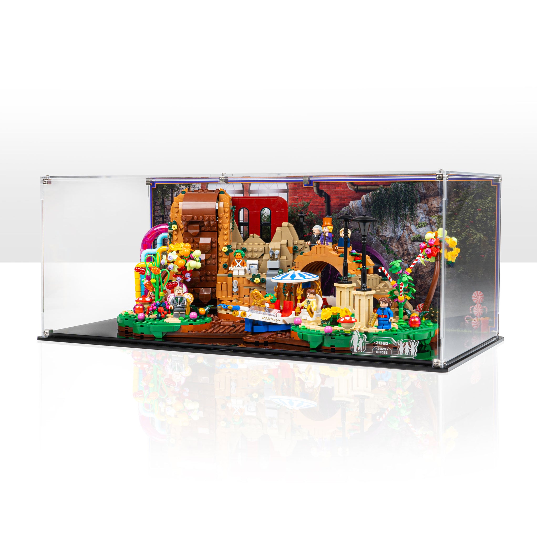 Display Case for LEGO Ideas Willy Wonka & the Chocolate Factory 21360 ...