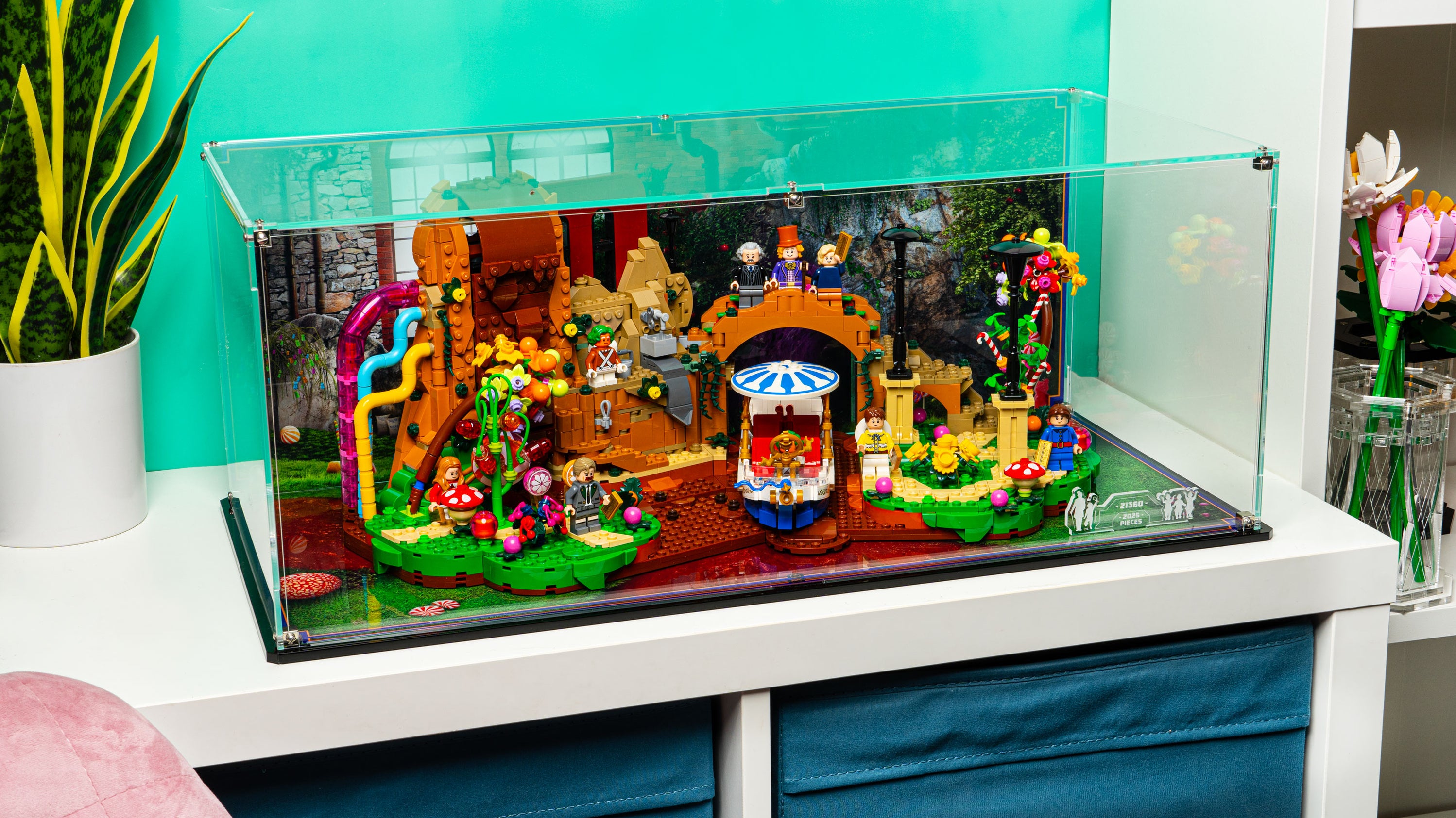 Display Case for LEGO Ideas Willy Wonka & the Chocolate Factory 21360 ...