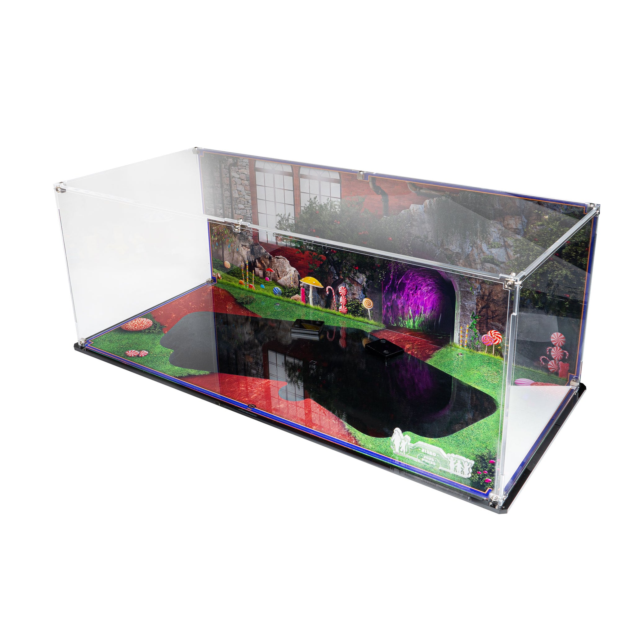Display Case for LEGO Ideas Willy Wonka & the Chocolate Factory 21360 ...