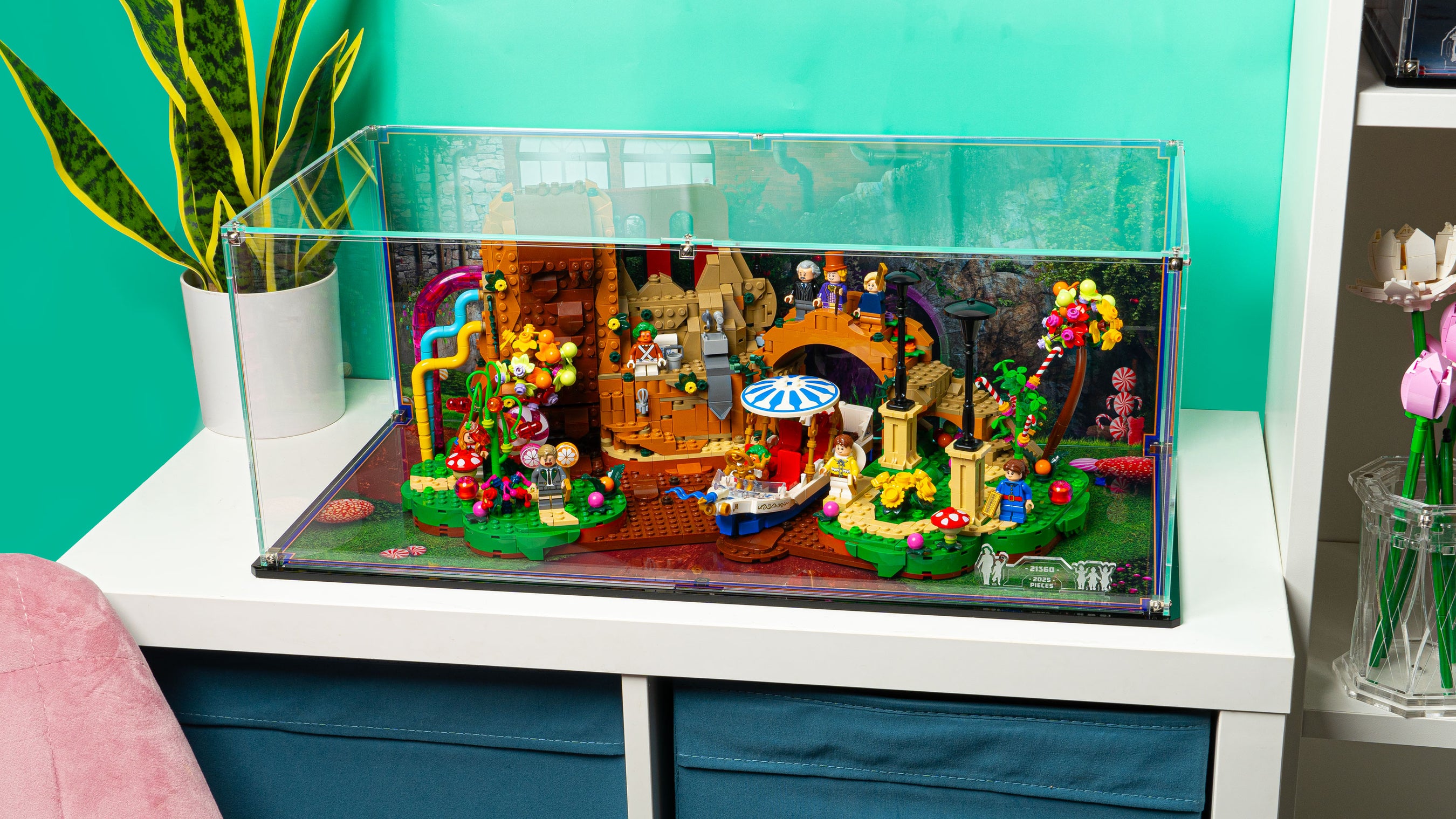 Display Case for LEGO Ideas Willy Wonka & the Chocolate Factory 21360 ...