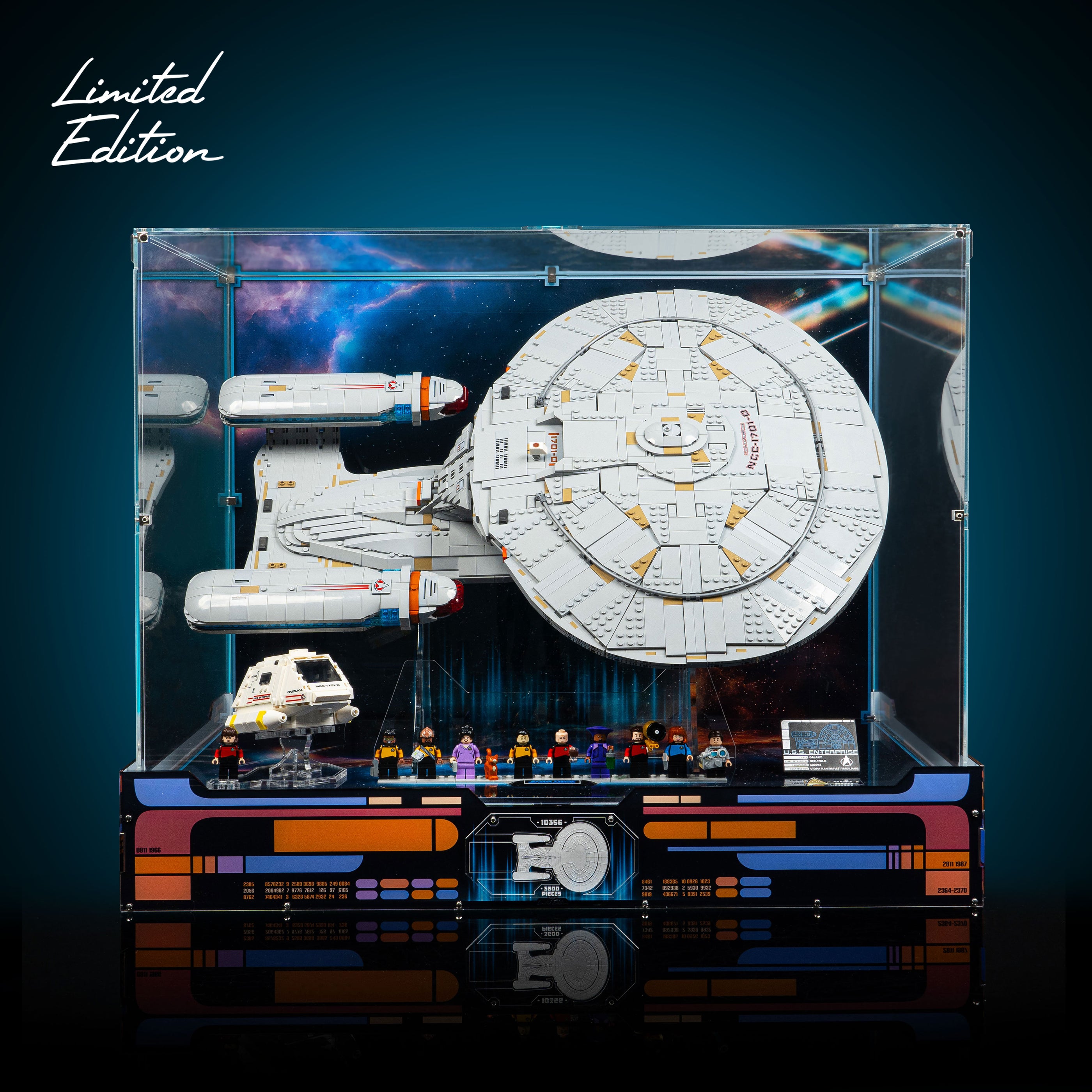 Display Case For Lego Star Trek U S S Enterprise Ncc 1701 D 10356