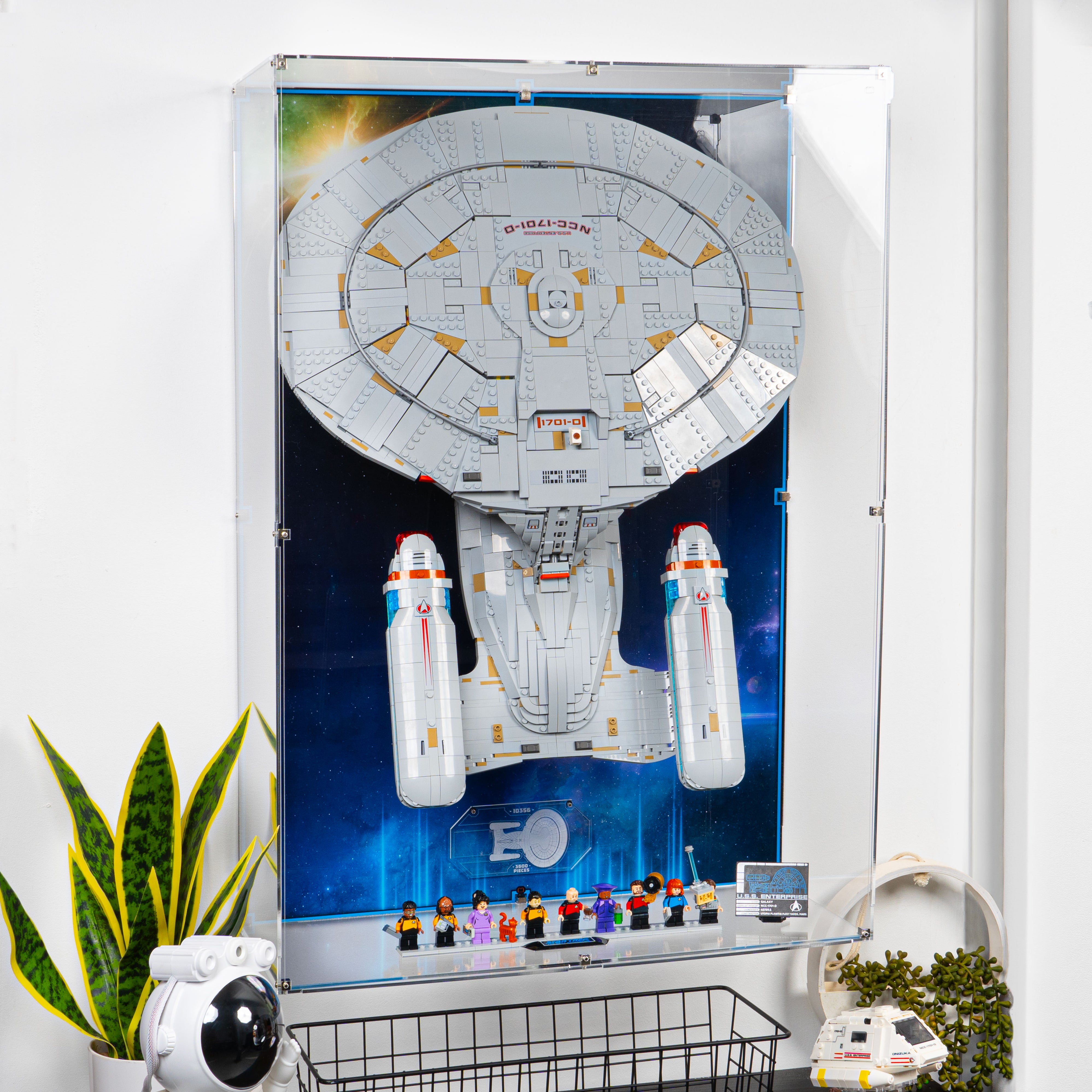 Display for LEGO Star Trek U.S.S. Enterprise NCC-1701-D 10356 — Wicked ...