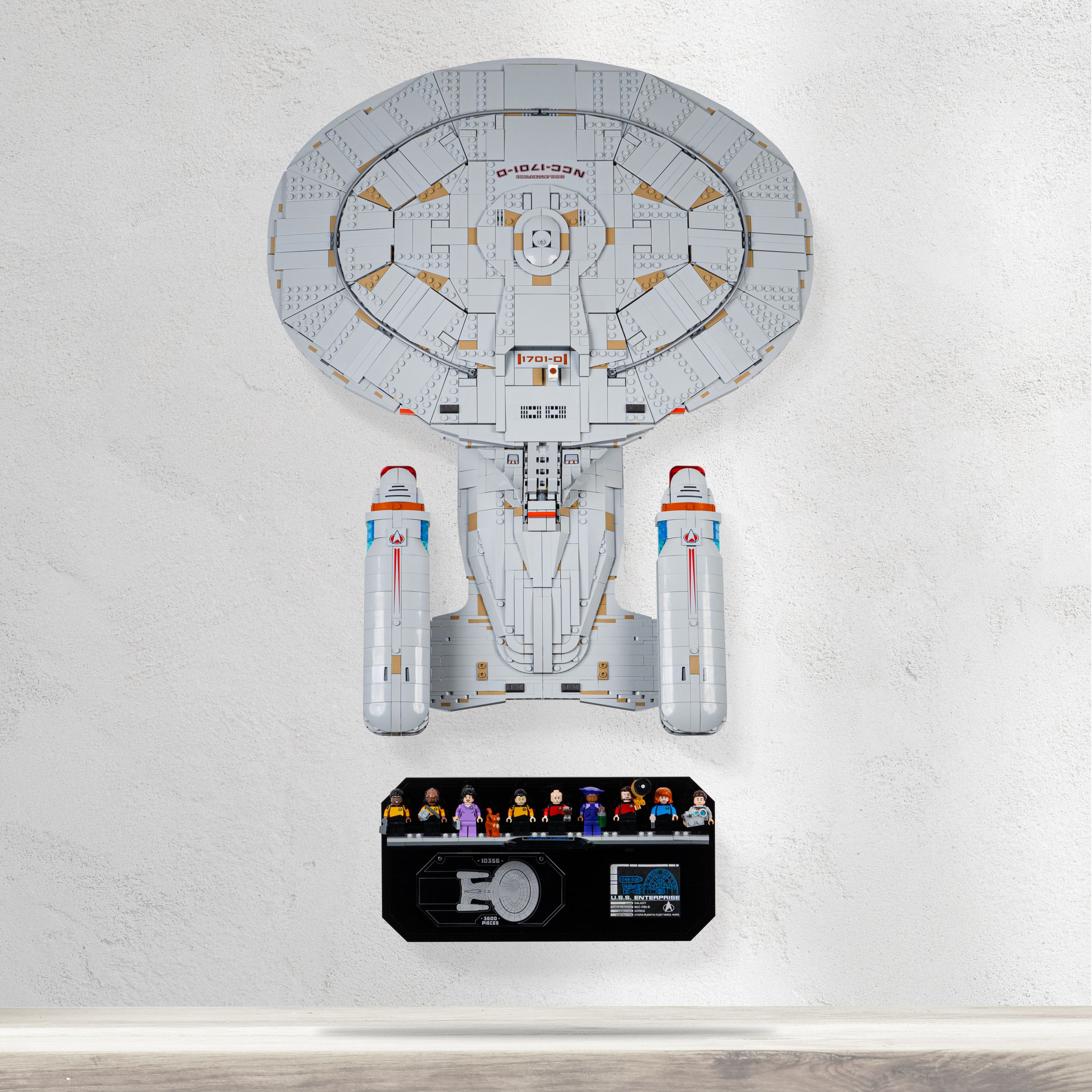 Display for LEGO Star Trek U.S.S. Enterprise NCC-1701-D 10356 — Wicked ...