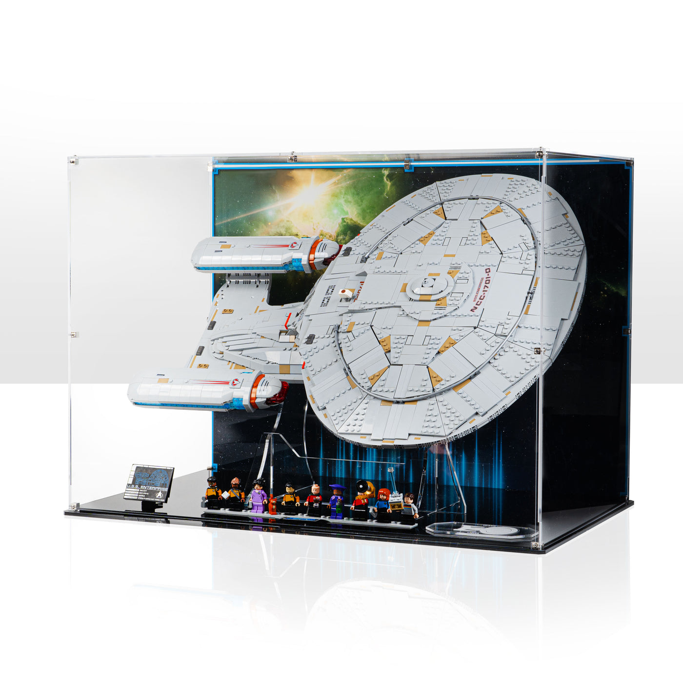 Display Case for LEGO Star Trek U.S.S. Enterprise NCC-1701-D 10356 ...
