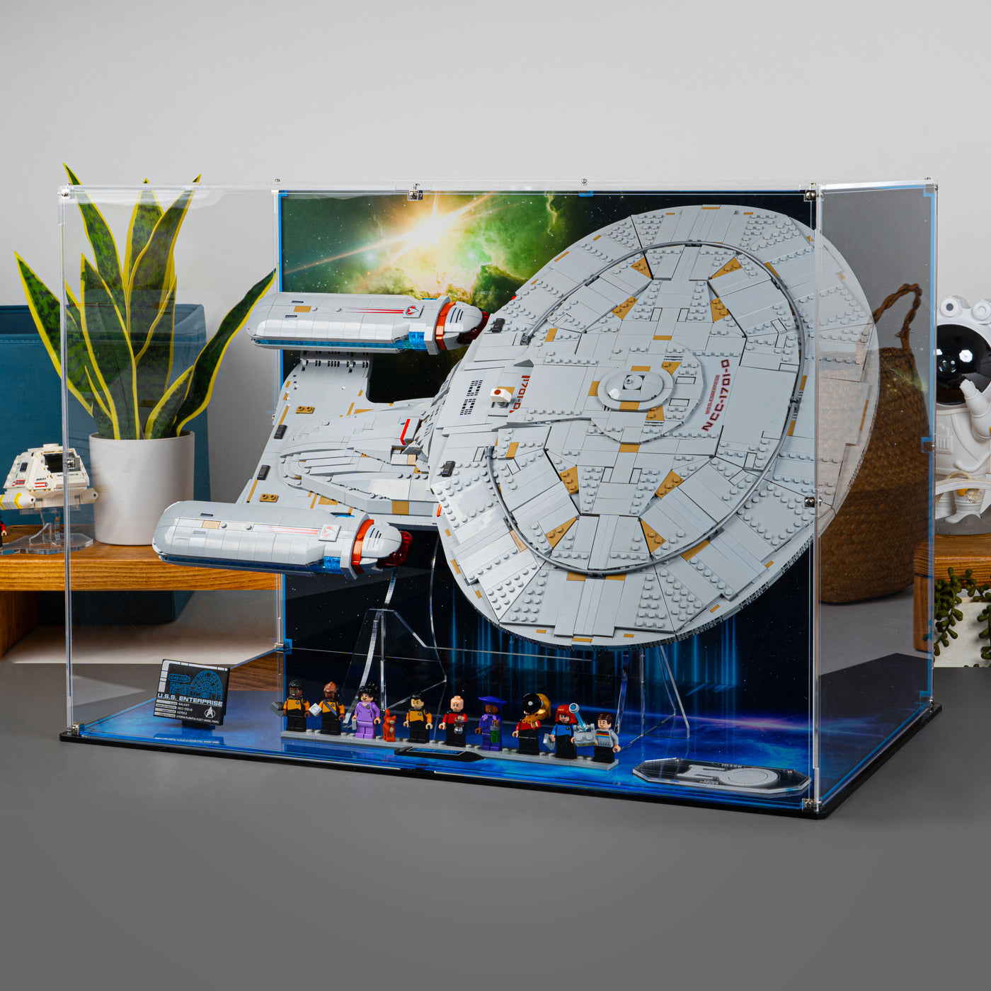 Display Case for LEGO Star Trek U.S.S. Enterprise NCC-1701-D 10356 ...