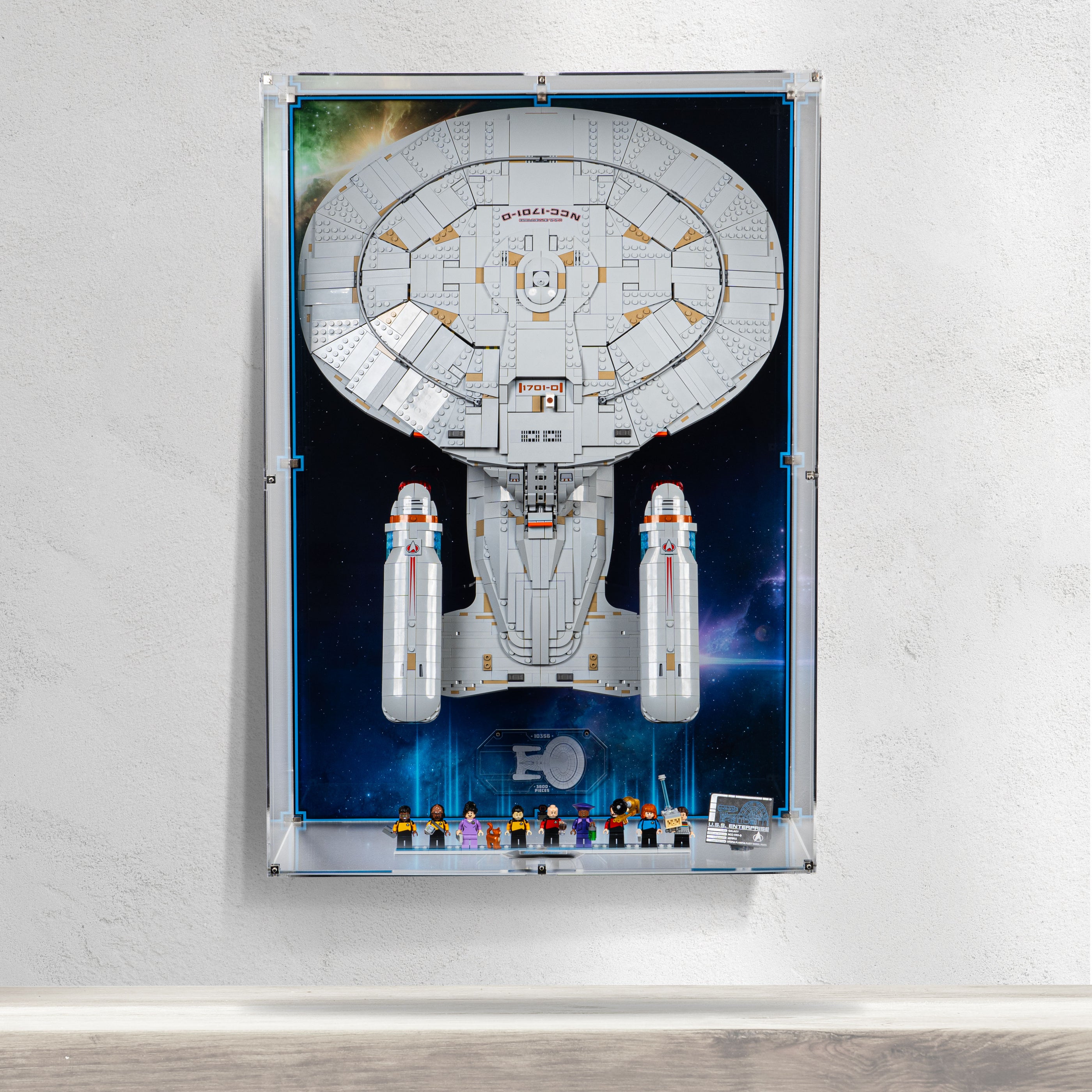 Display for LEGO Star Trek U.S.S. Enterprise NCC-1701-D 10356 — Wicked ...