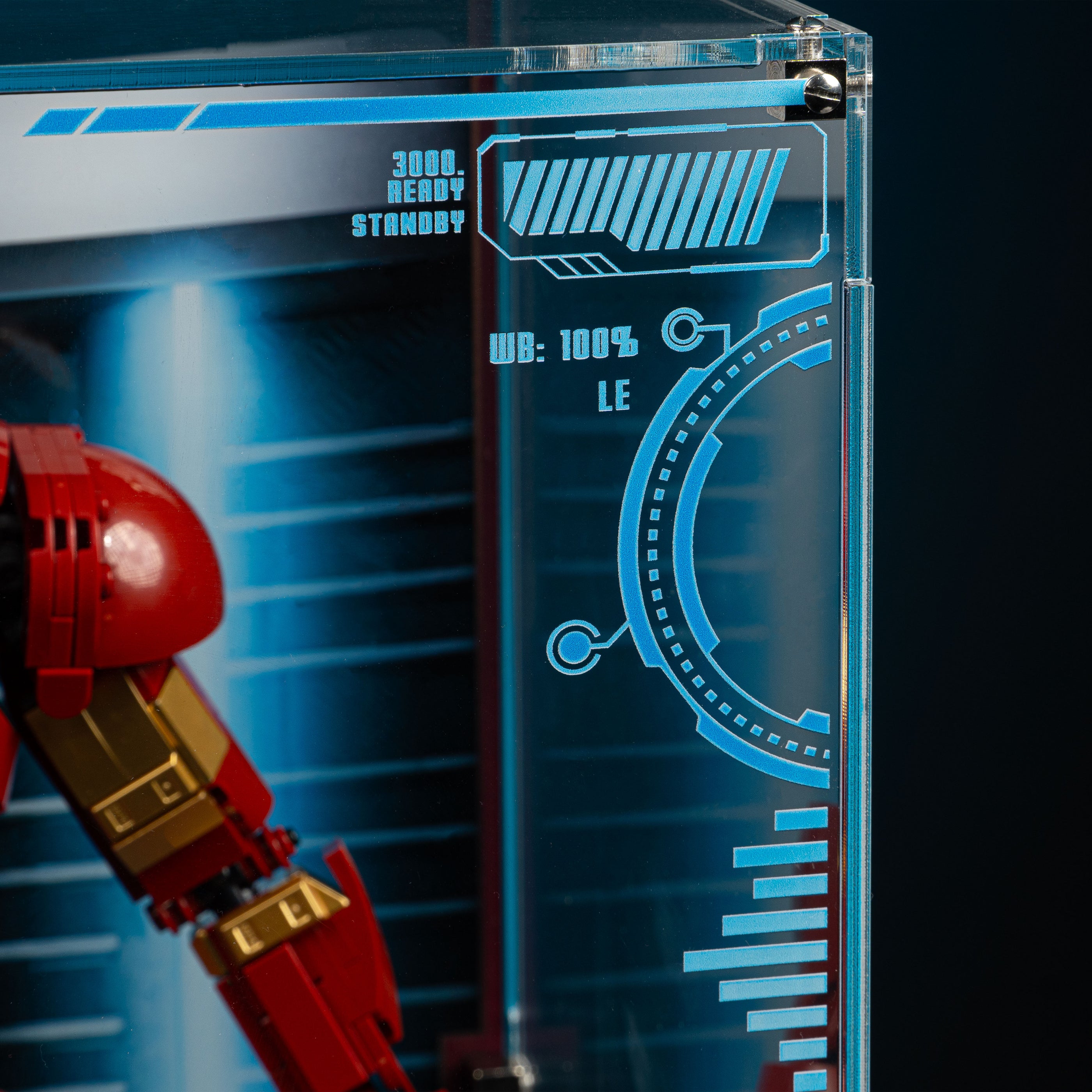 Display Case for LEGO Marvel Iron Man Mark 3 Collectors' Edition 76344 ...