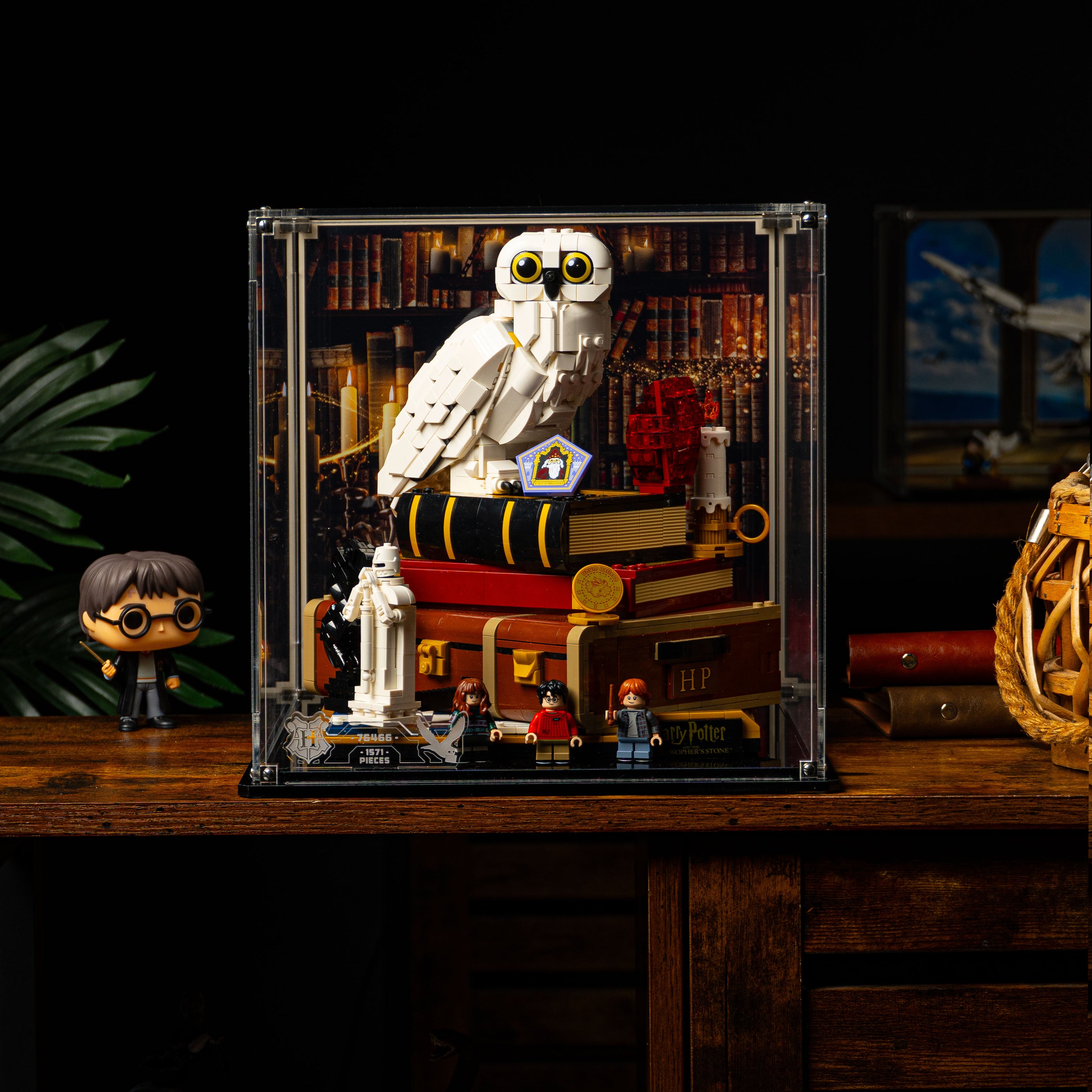 Display Case for LEGO Harry Potter Philosopher's Stone 76466 — Wicked Brick