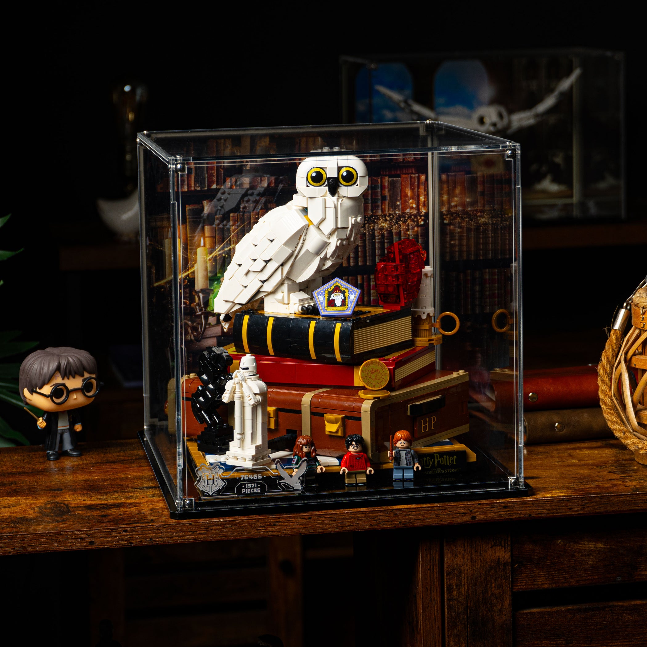 Display Case for LEGO Harry Potter Philosopher's Stone 76466 — Wicked Brick