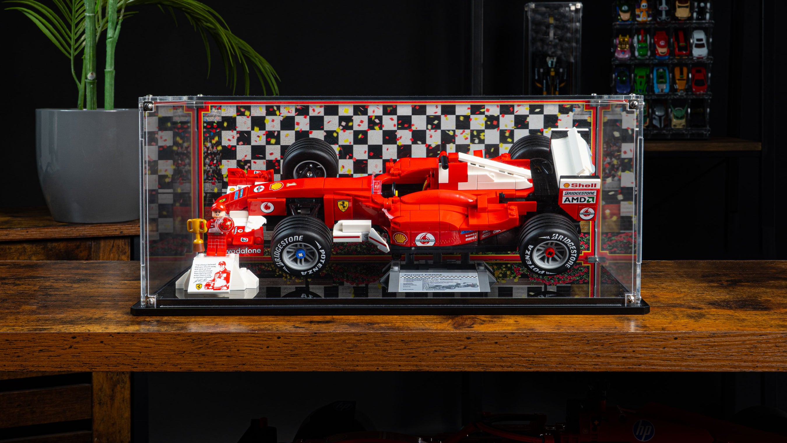 Display Case for LEGO Icons Ferrari F2004 & Michael Schumacher 11375 ...