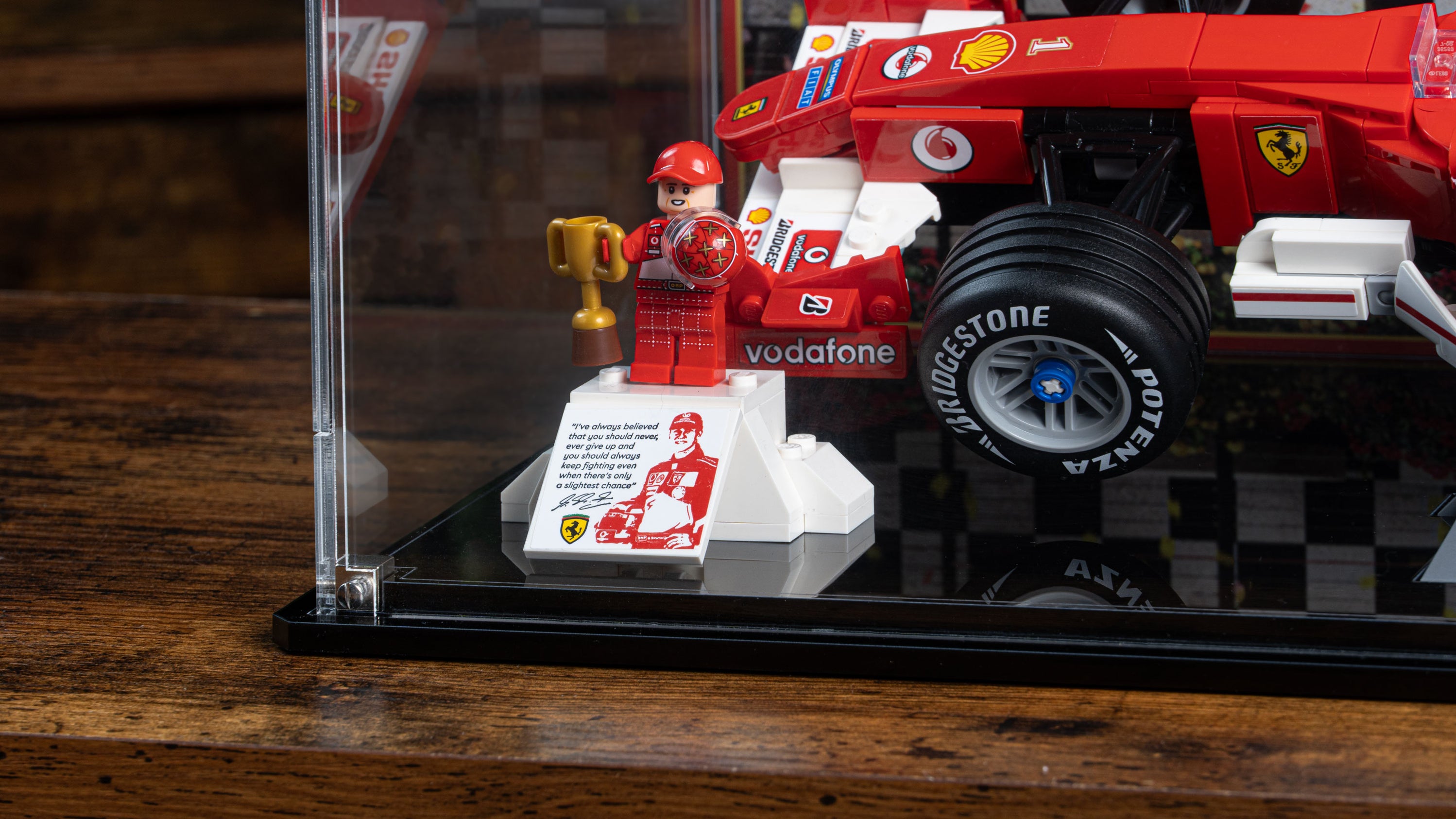 Display Case for LEGO Icons Ferrari F2004 & Michael Schumacher 11375 ...