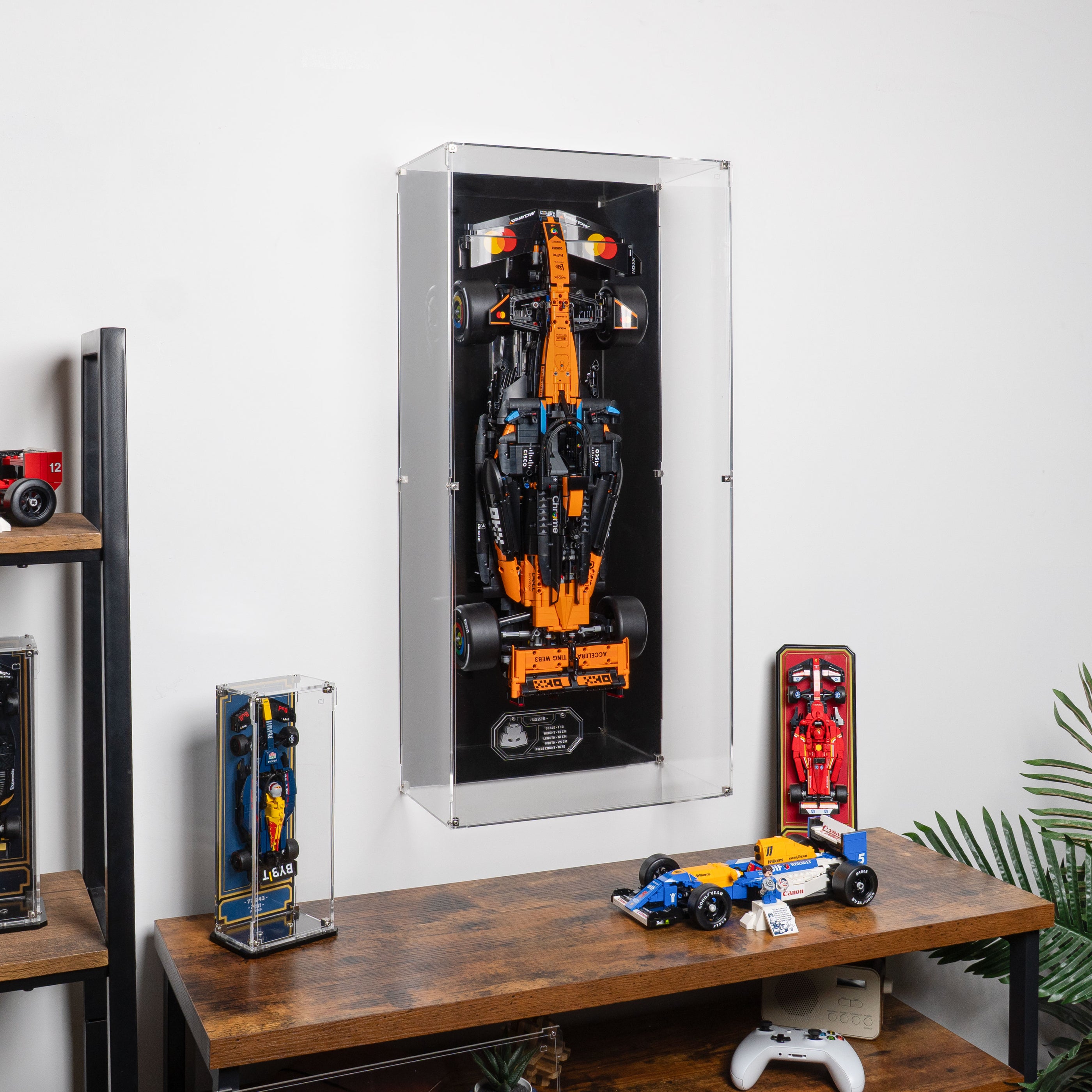 Wall Mounted Display Case for LEGO Technic McLaren MCL39 F1 Car 42228 ...