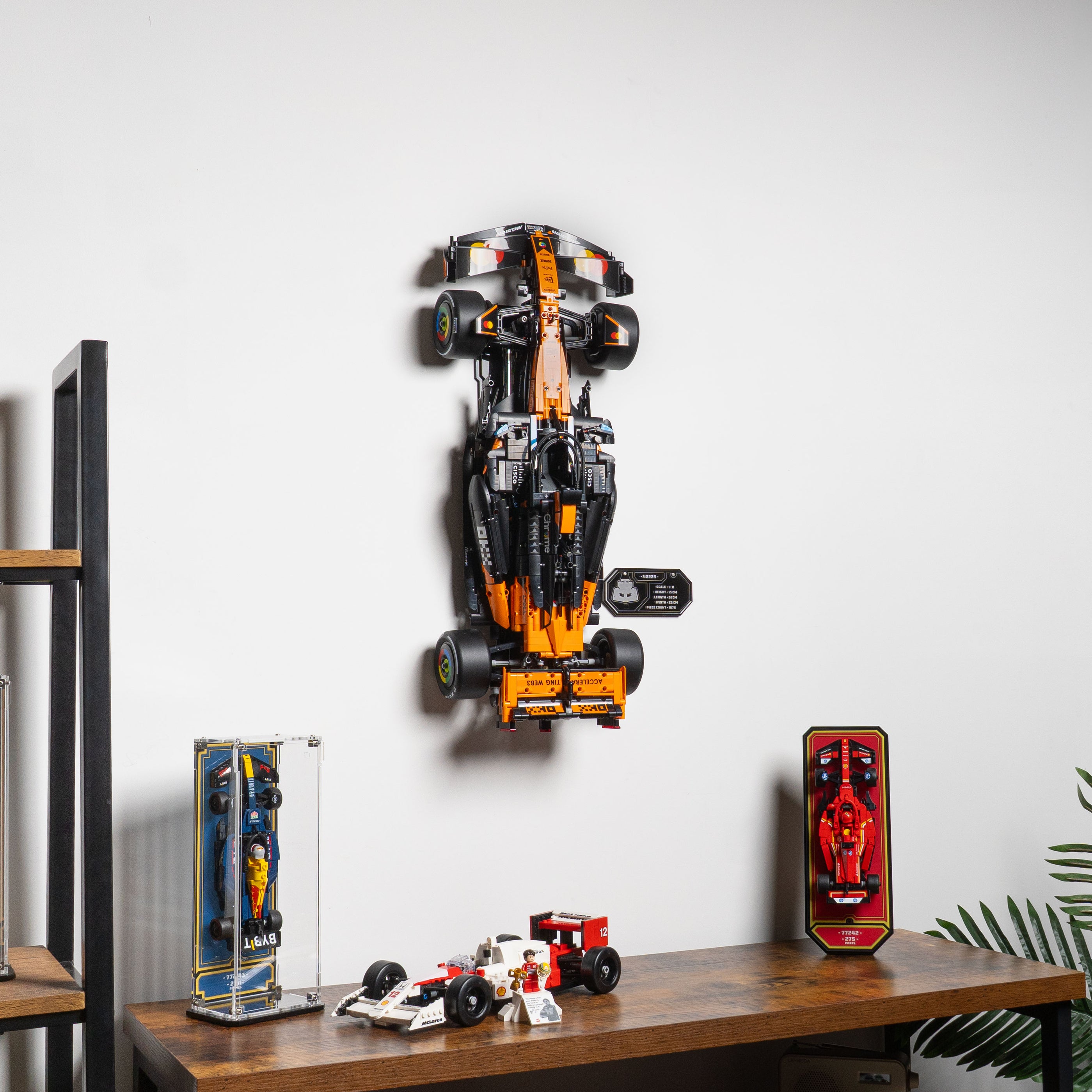 Wall Mounted Display Case for LEGO Technic McLaren MCL39 F1 Car 42228 ...