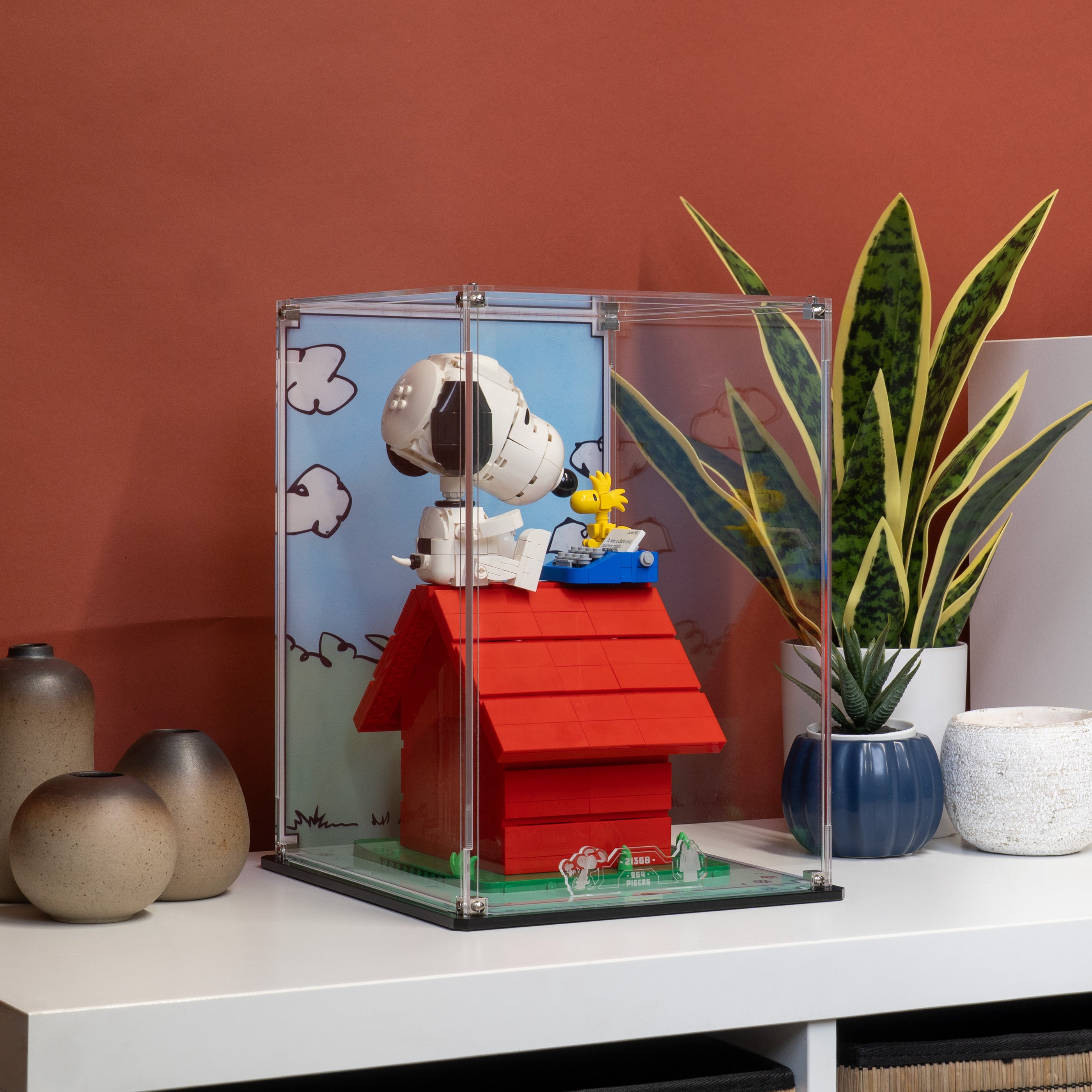 Display Case for LEGO Ideas Peanuts Snoopy's Doghouse 21368 — Wicked Brick
