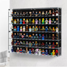 Wall Mounted Tiered Display Cases for LEGO® Minifigures — Wicked Brick