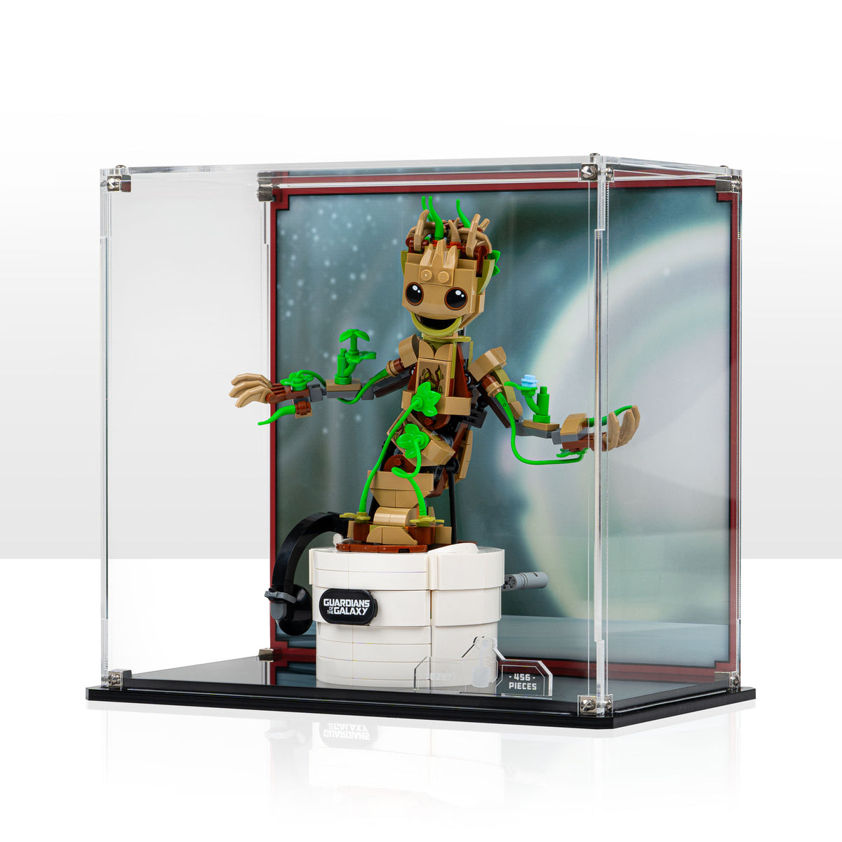Display Case for LEGO Marvel Dancing Groot 76297 — Wicked Brick