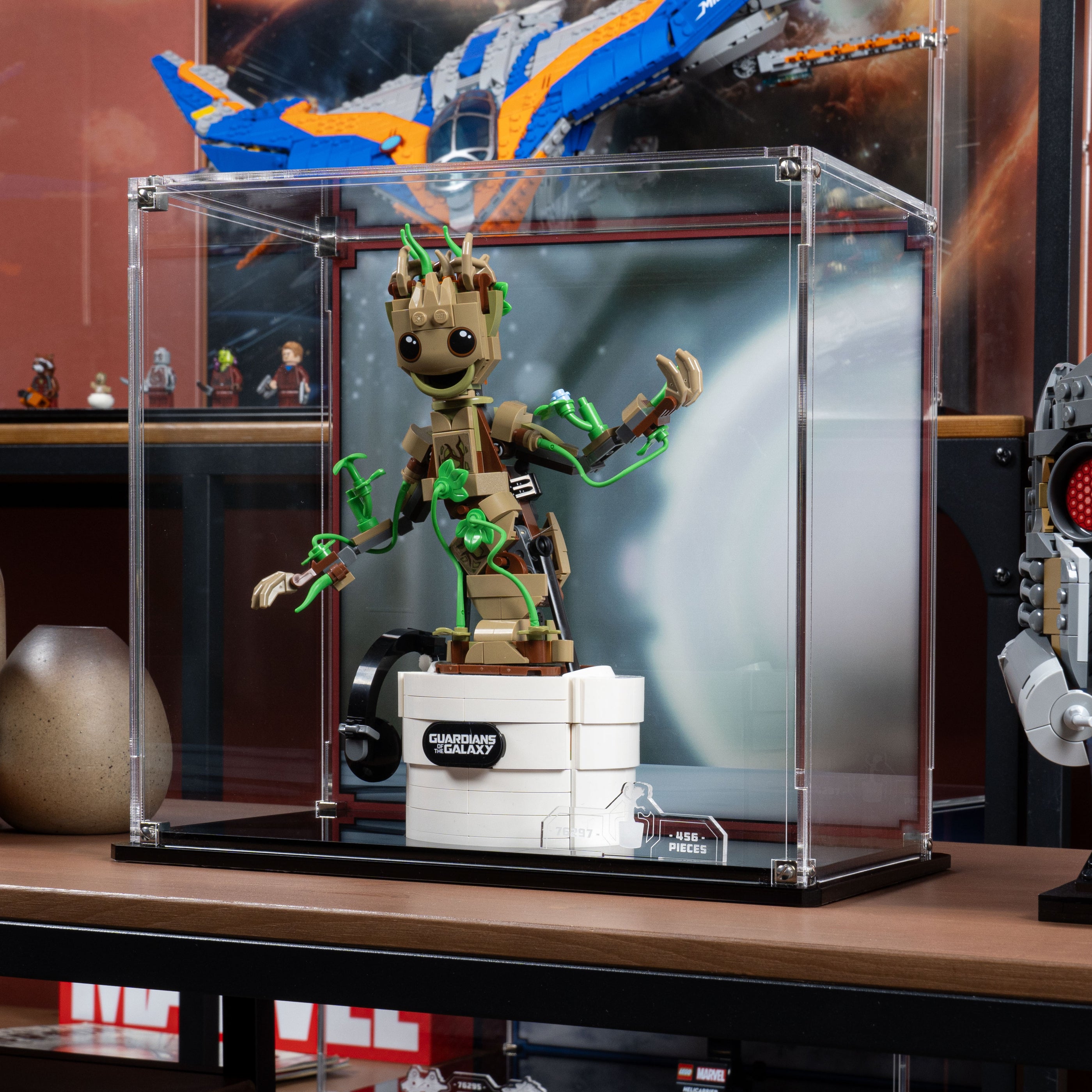 Display Case for LEGO Marvel Dancing Groot 76297 — Wicked Brick