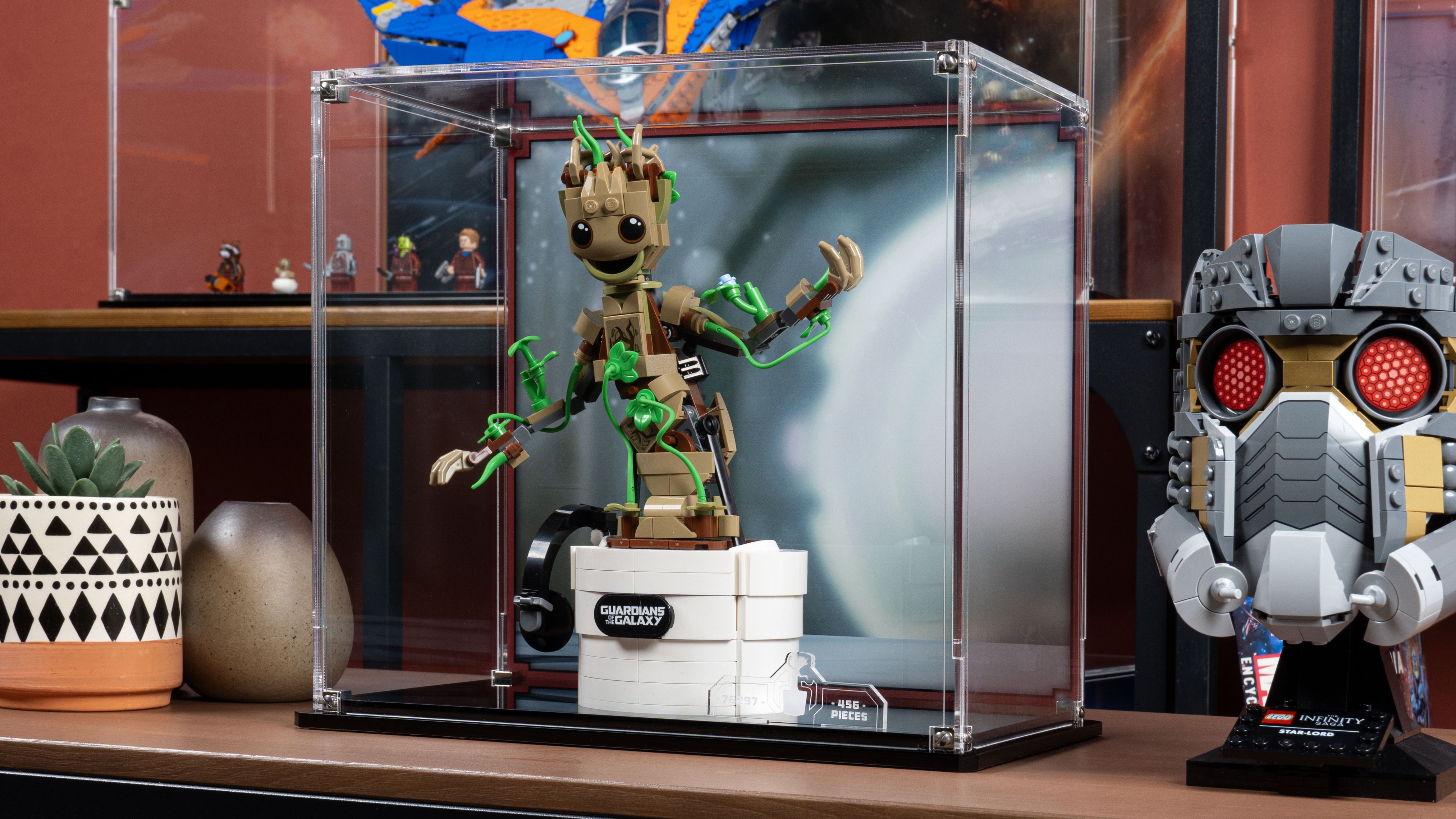 Display Case for LEGO Marvel Dancing Groot 76297 — Wicked Brick