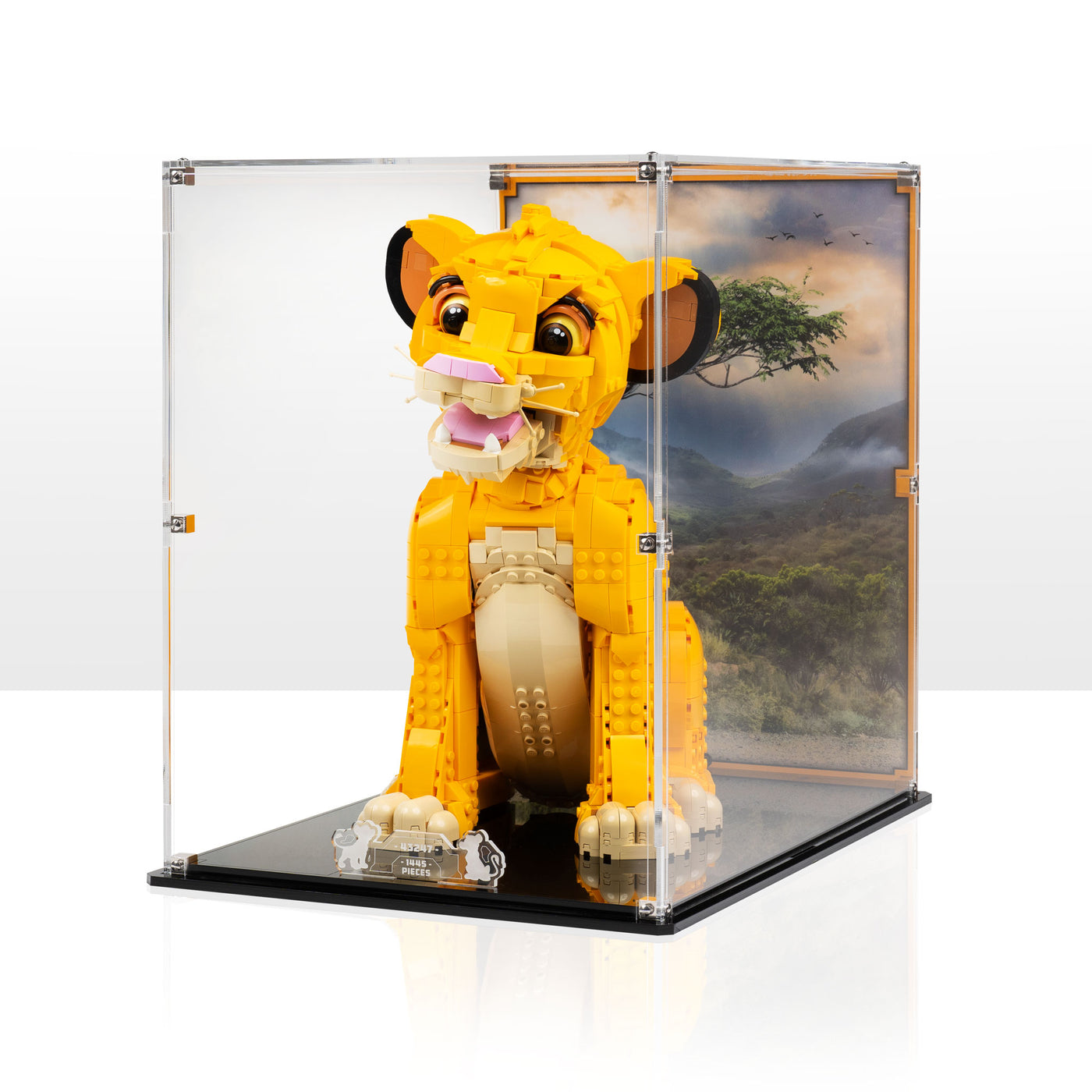 Display Case for LEGO® Young Simba the Lion King (43247) — Wicked Brick