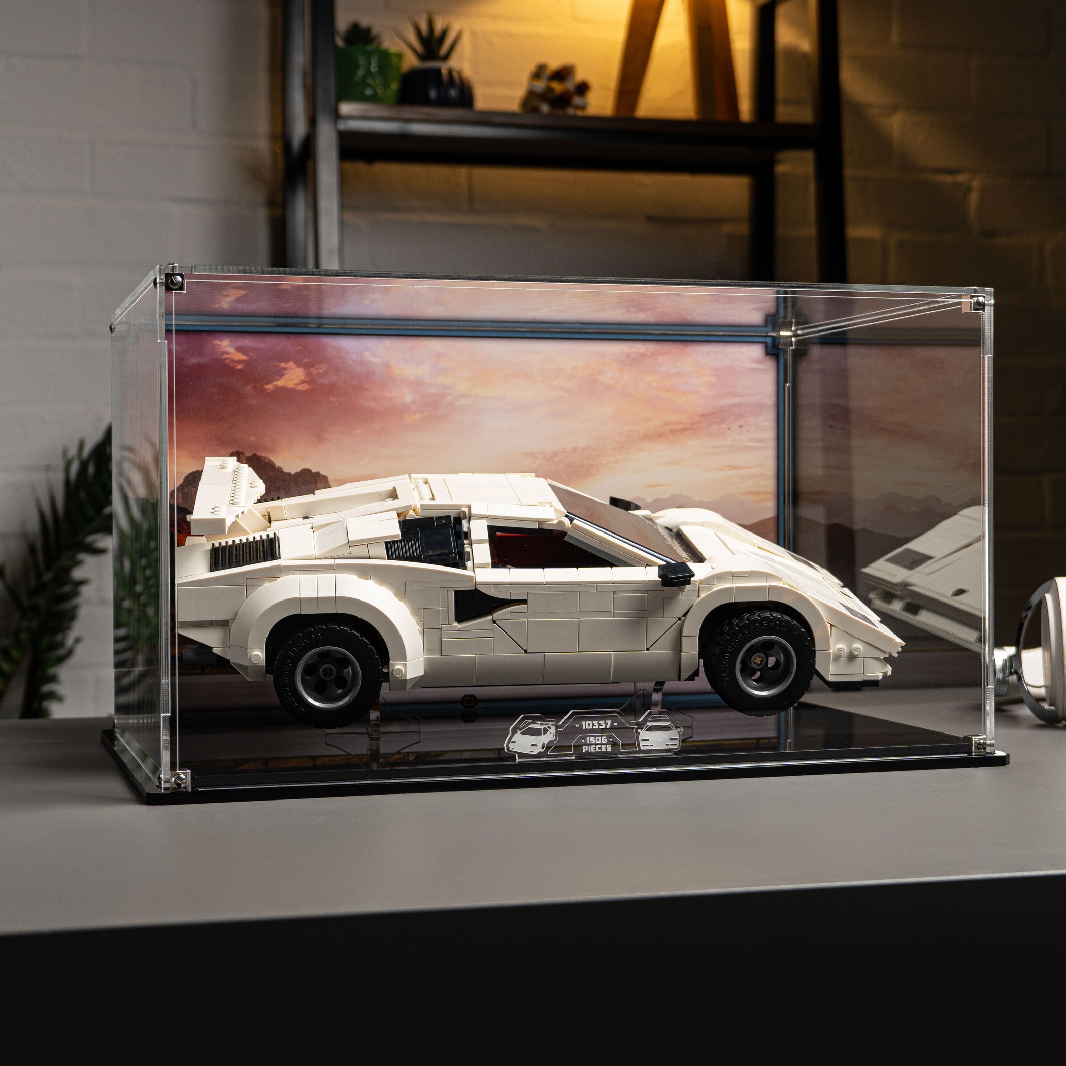 Display Case for LEGO® Icons Lamborghini Countach 5000 Quattrovalvole ...