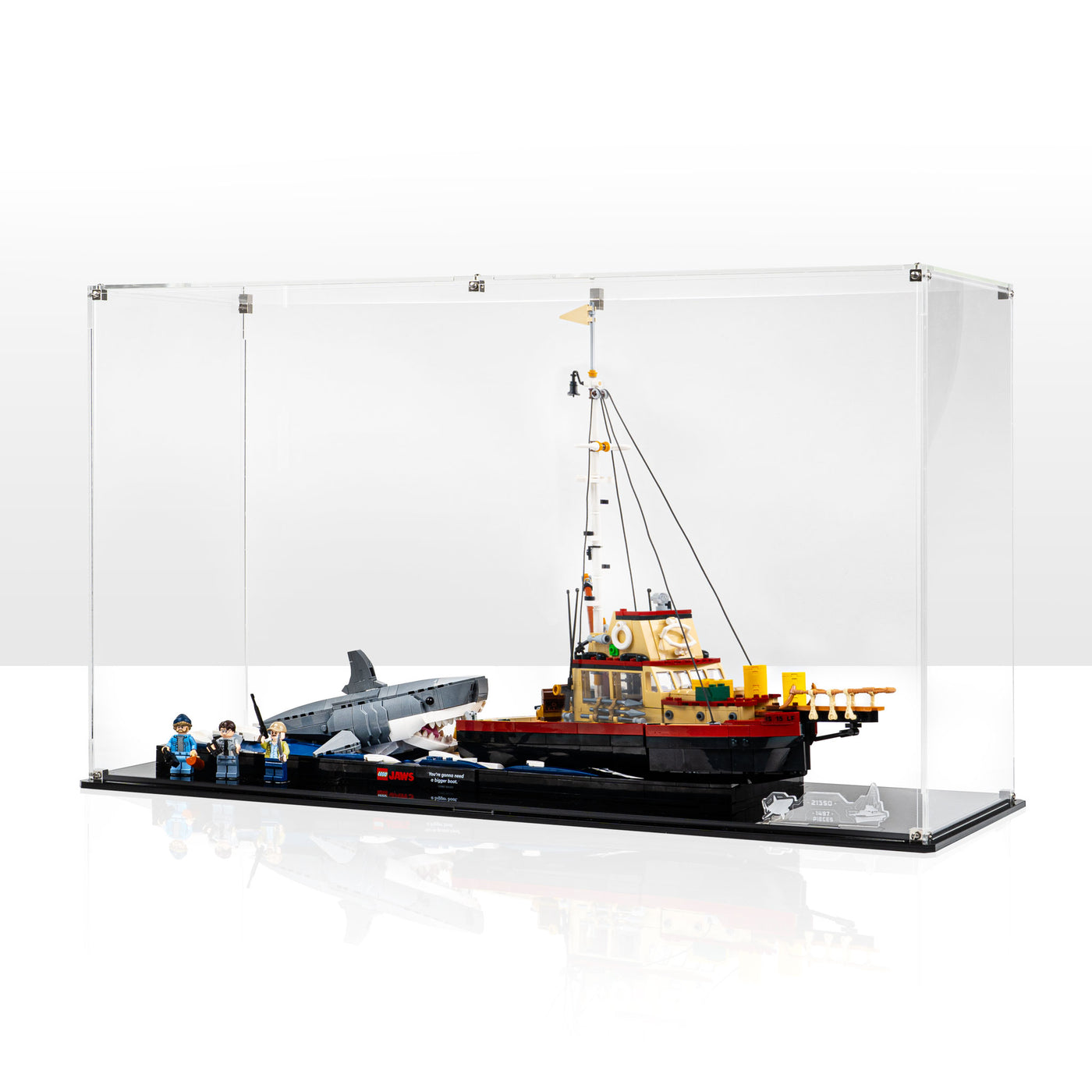 Display Case for LEGO® Ideas Jaws (21350) — Wicked Brick