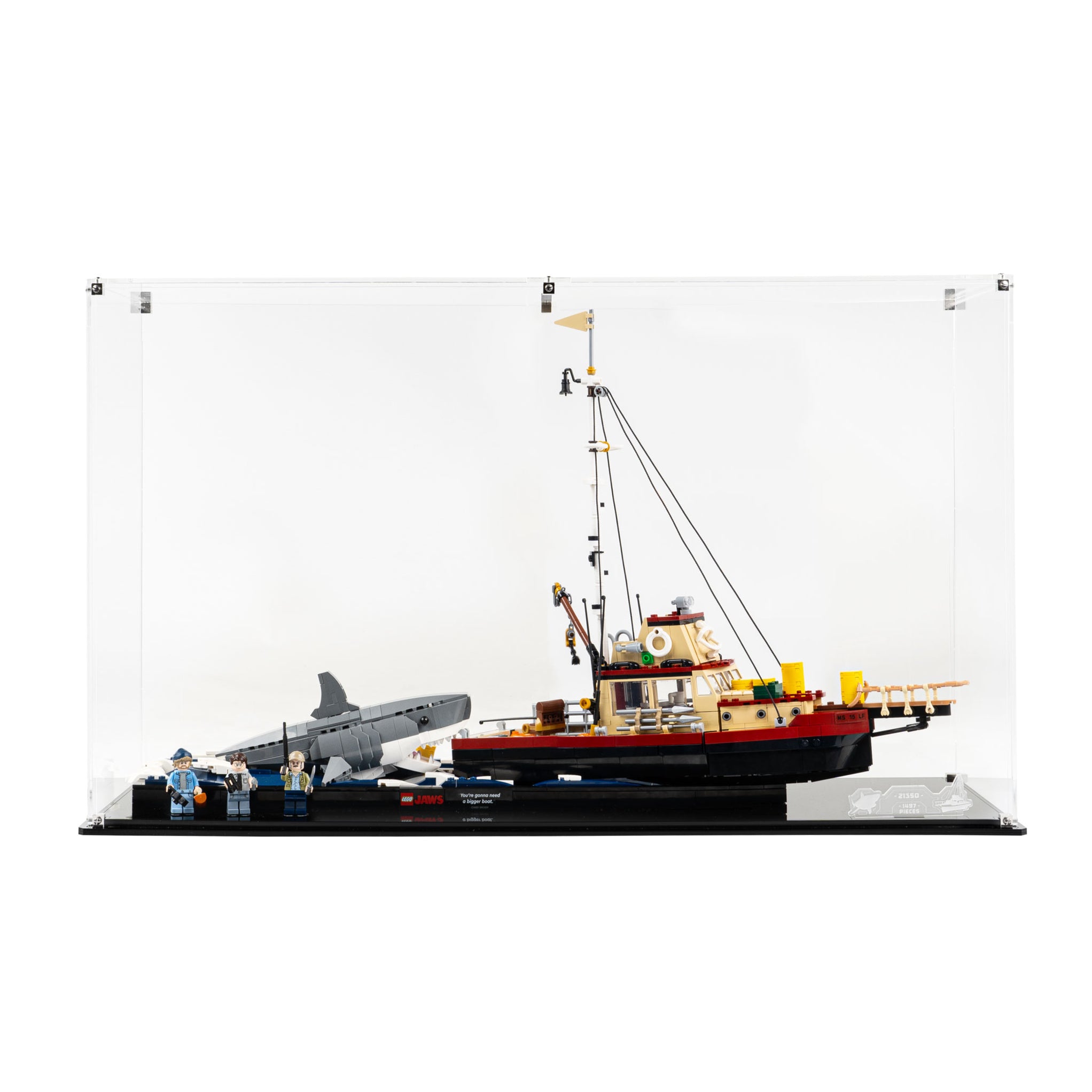Display Case for LEGO® Ideas Jaws (21350) — Wicked Brick