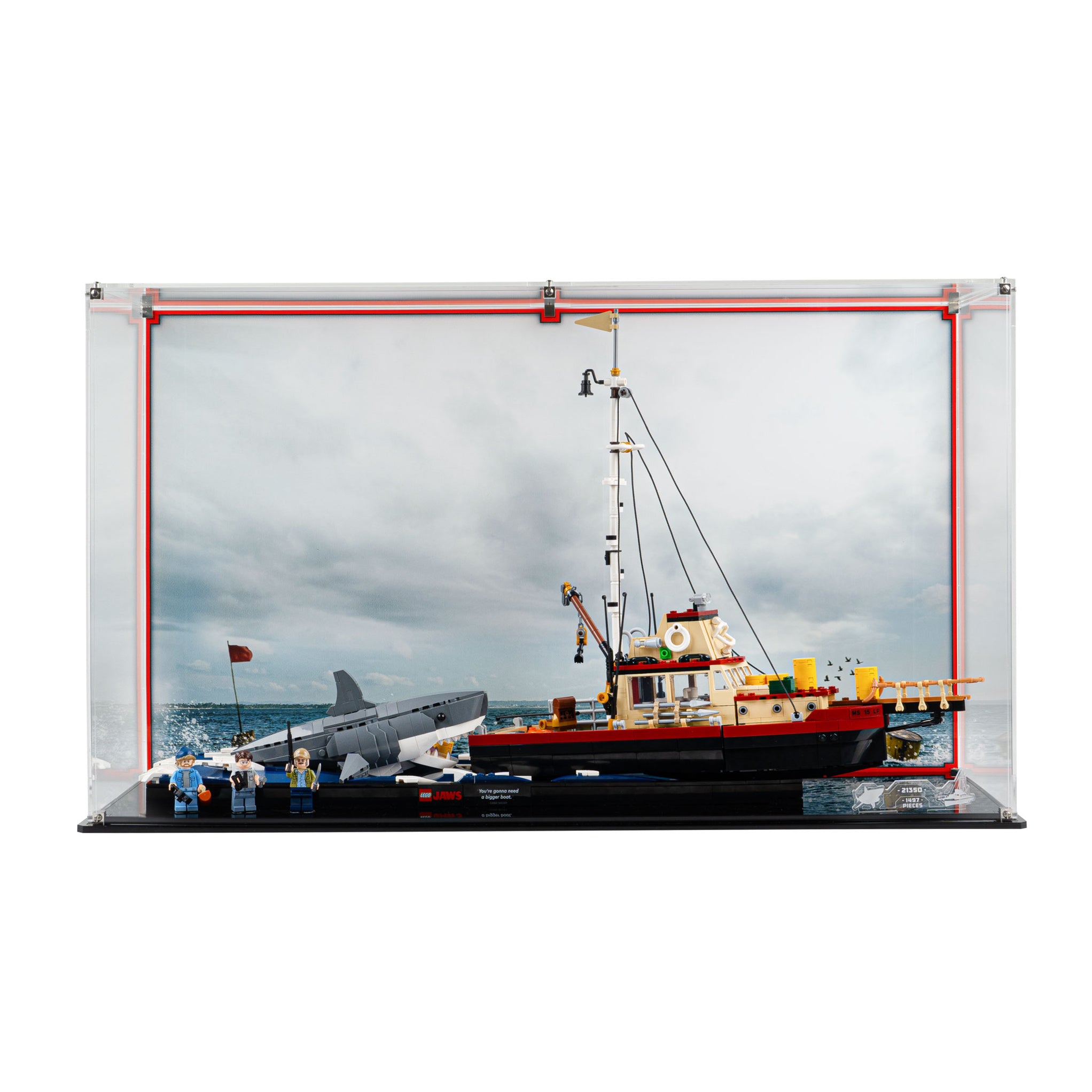 Display Case for LEGO® Ideas Jaws (21350) — Wicked Brick