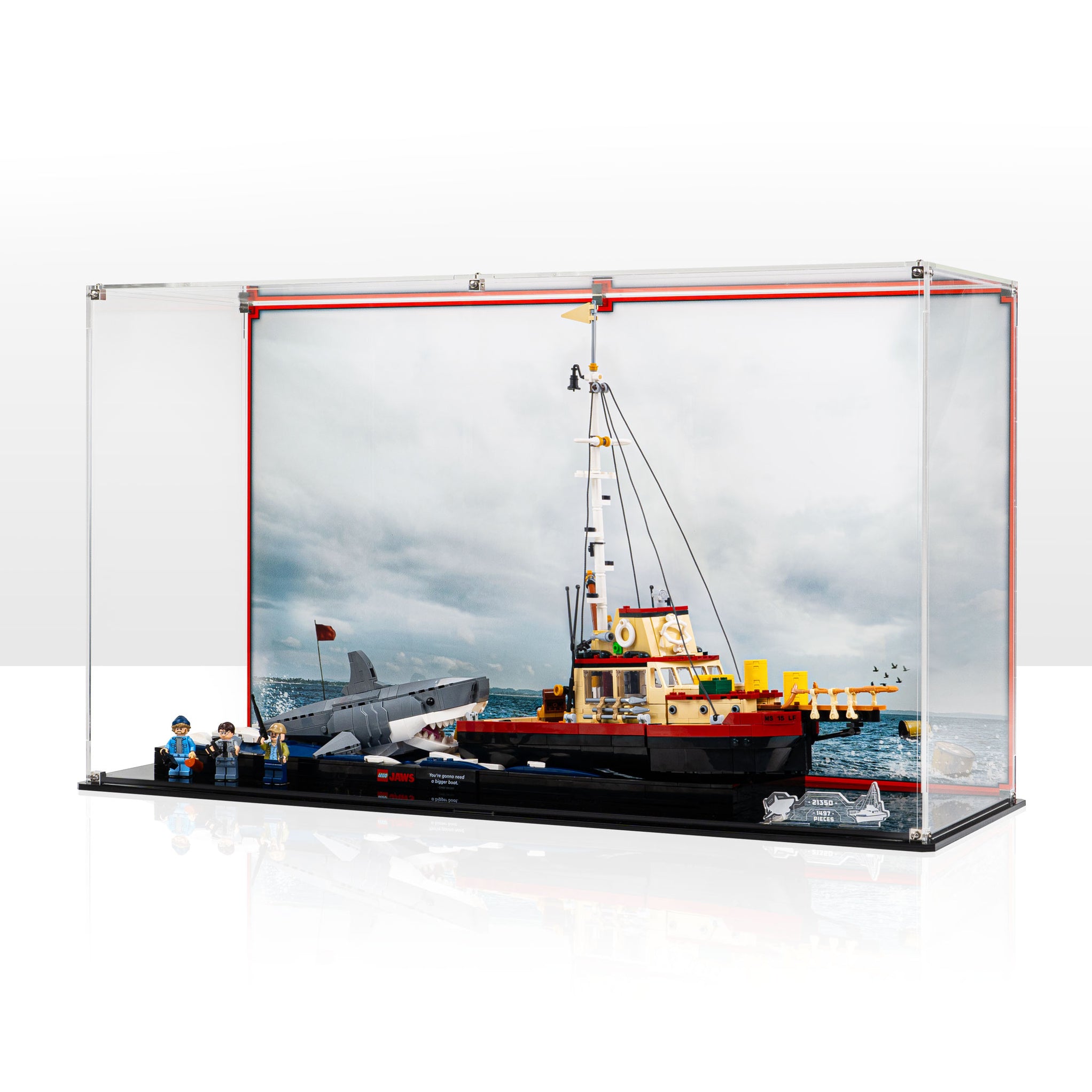 Display Case for LEGO® Ideas Jaws (21350) — Wicked Brick