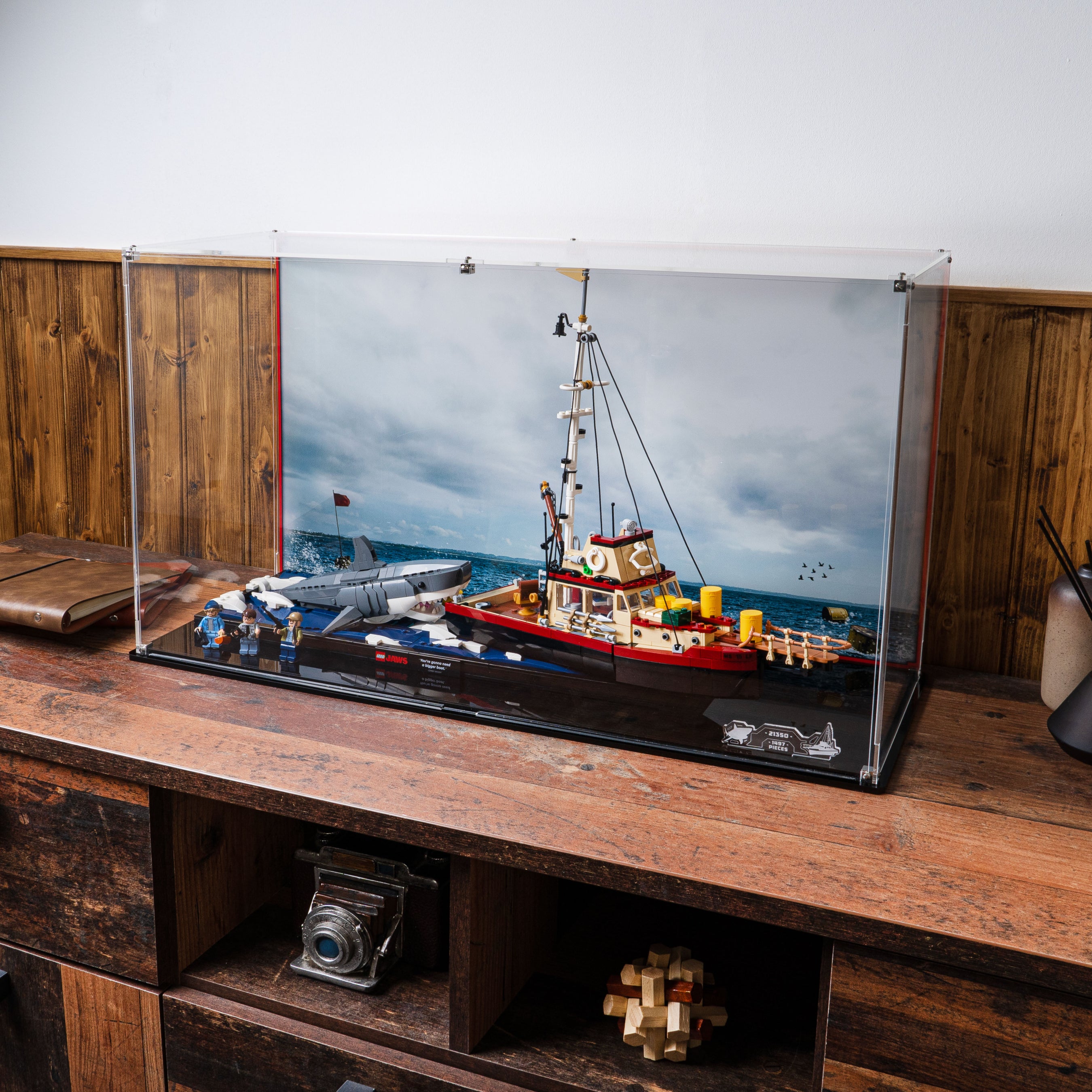 Display Case for LEGO® Ideas Jaws (21350) — Wicked Brick