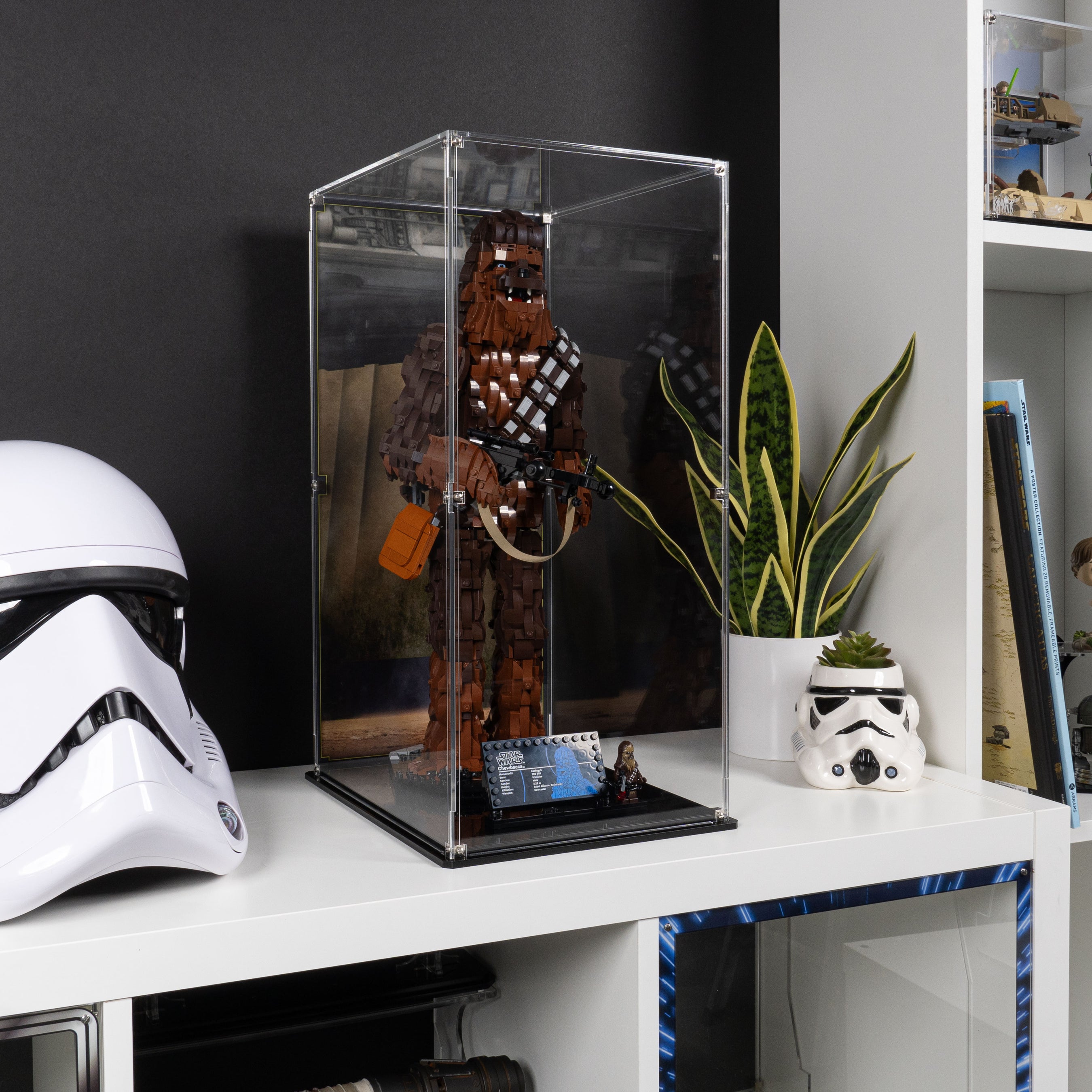 Display Case for LEGO Star Wars Chewbacca (75371) — Wicked Brick