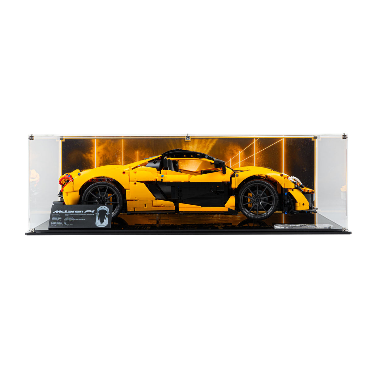 Display Case for LEGO® Technic™ McLaren P1™ (42172) — Wicked Brick
